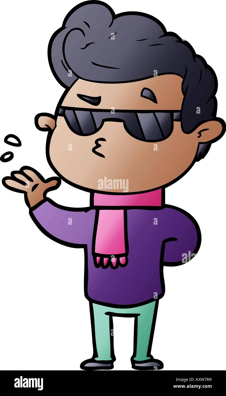 cartoon cool guy Stock Vector Image & Art - Alamy