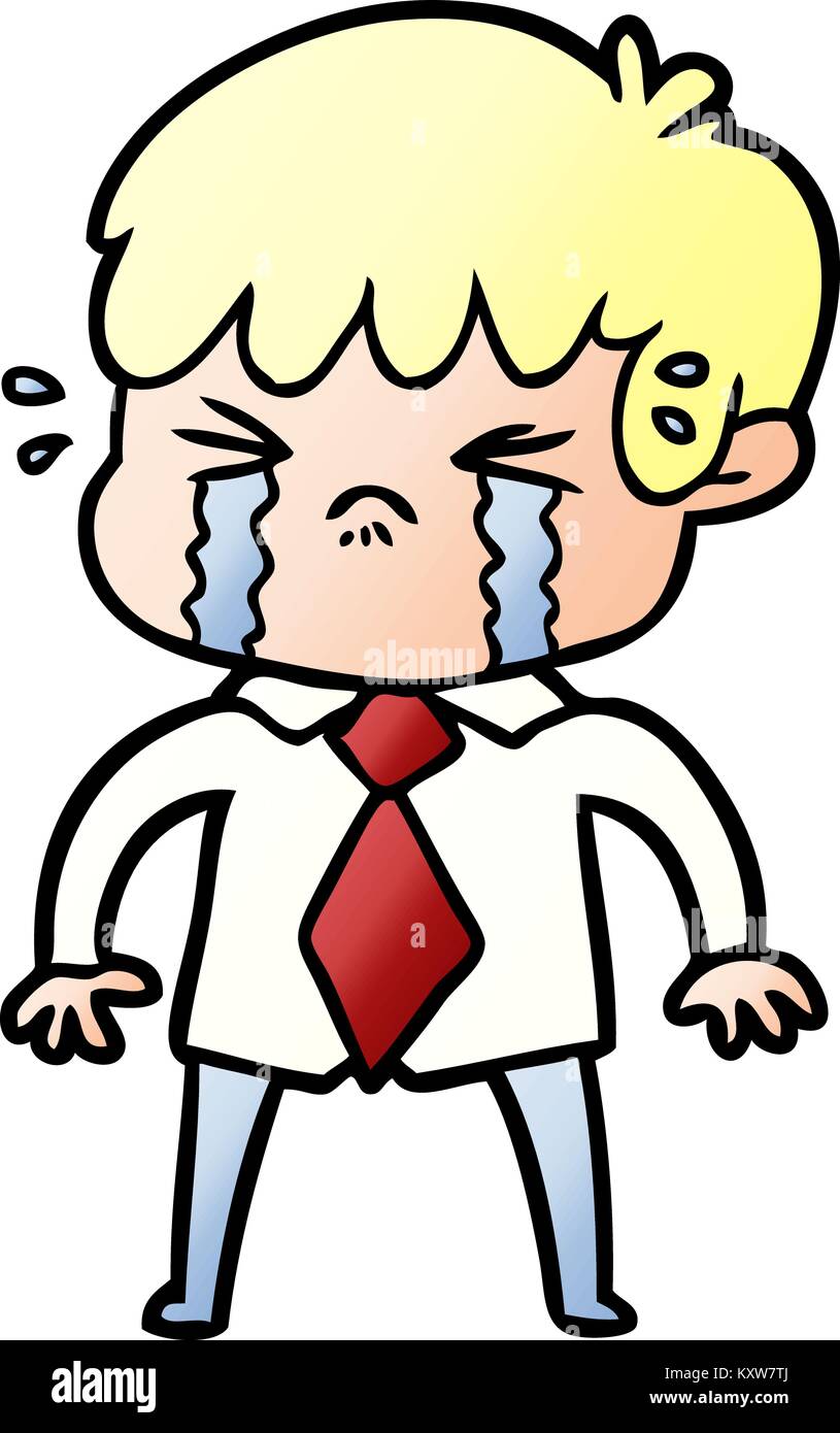 cartoon boy crying Stock Vector Image & Art - Alamy