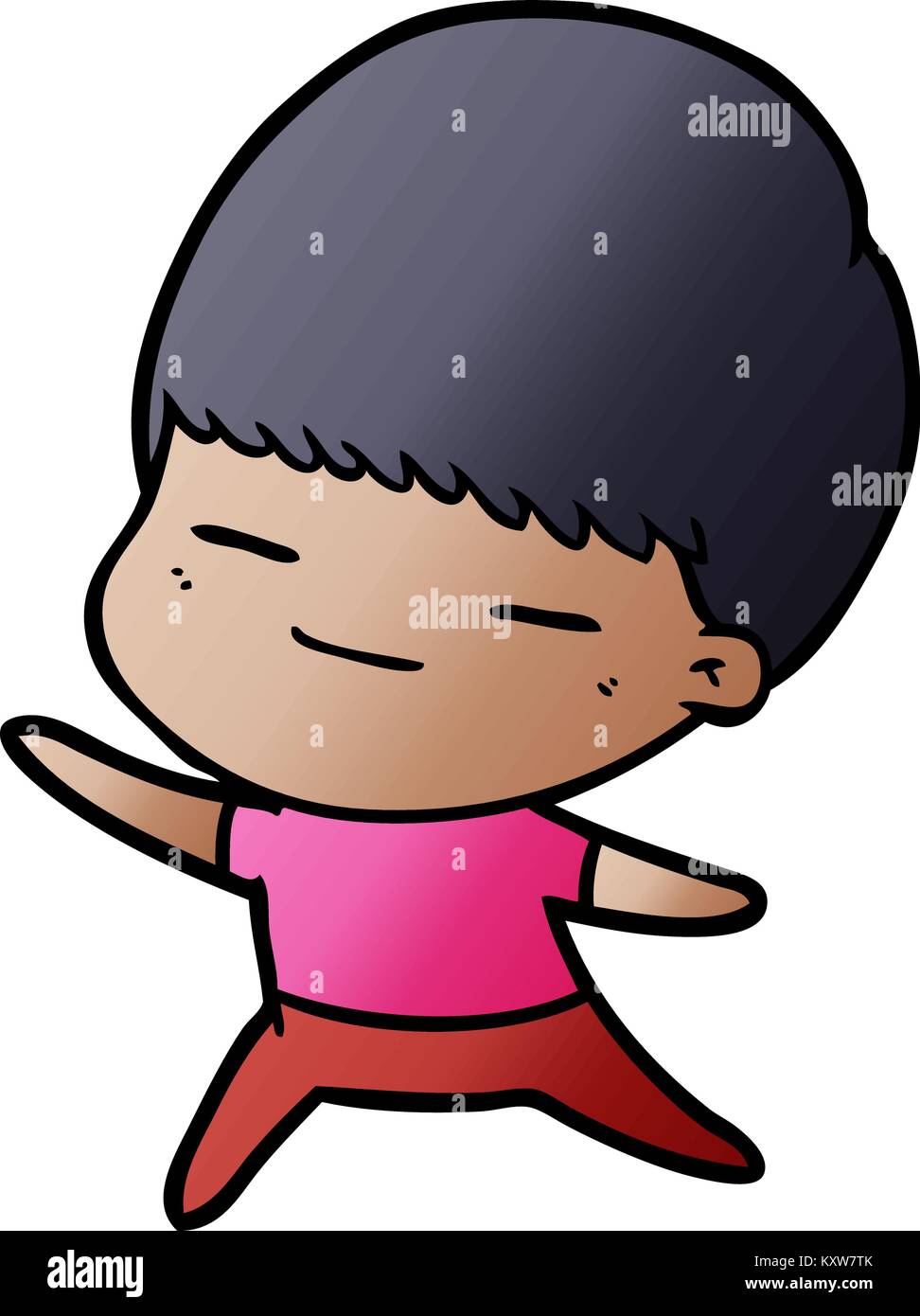 cartoon smug boy Stock Vector Image & Art - Alamy