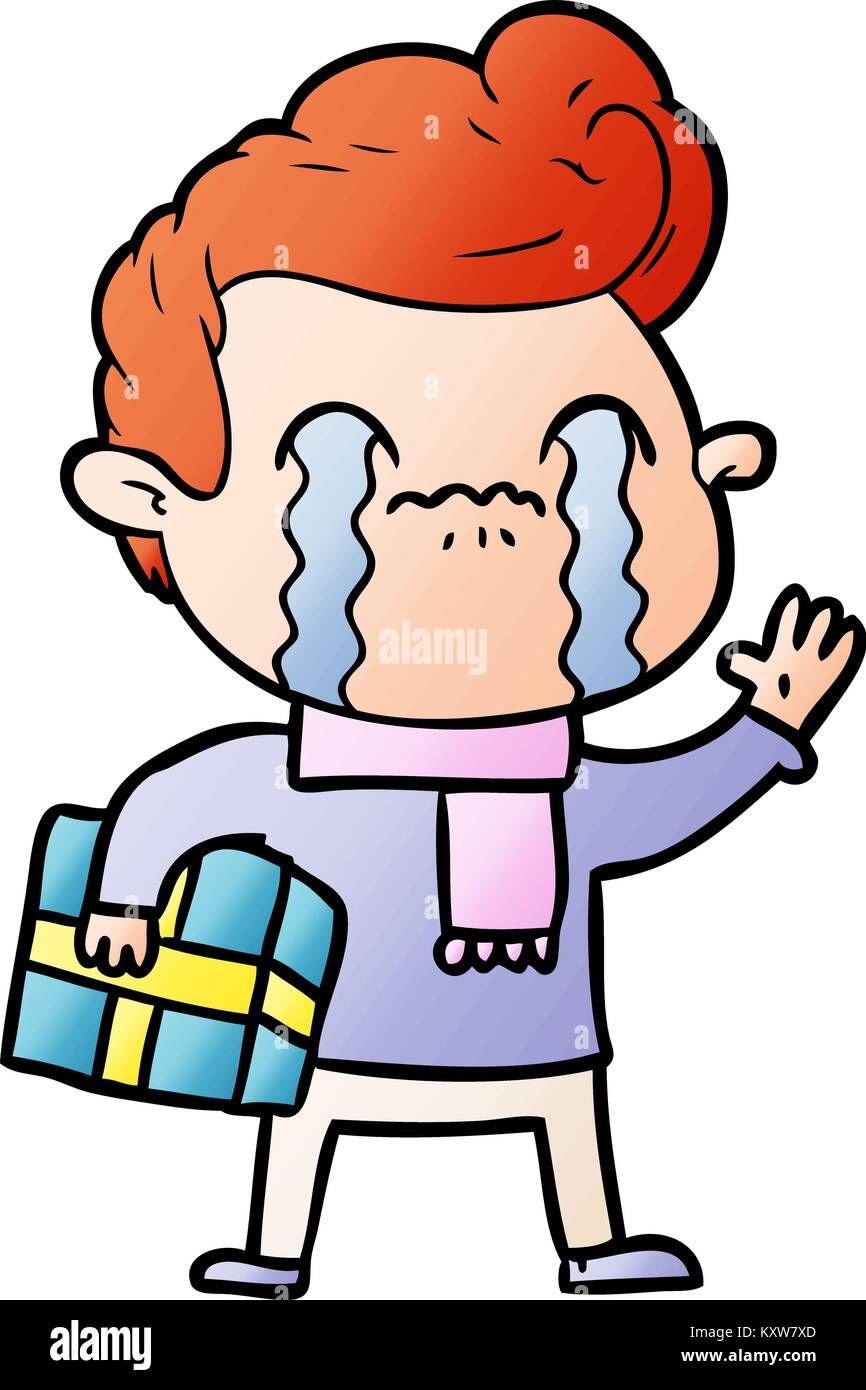 cartoon man crying Stock Vector Image & Art - Alamy