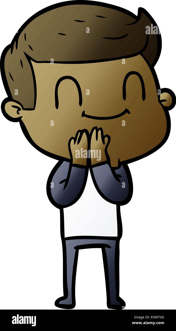 cartoon friendly man Stock Vector Image & Art - Alamy