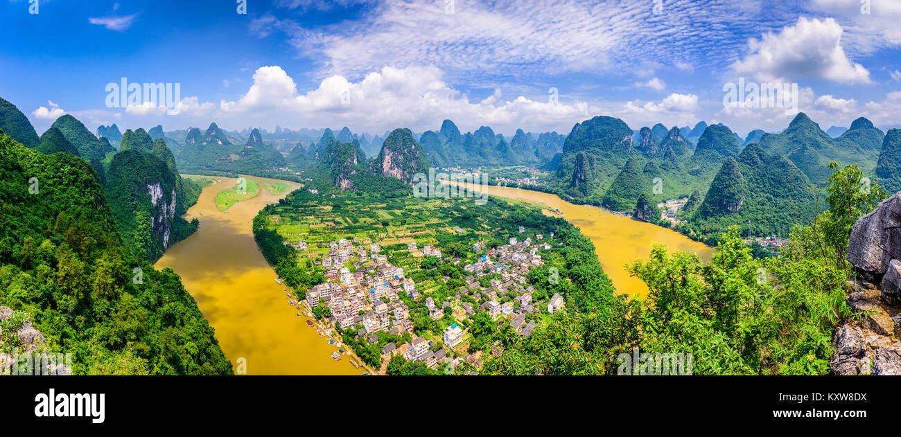 Guilin karst li river hi-res stock photography and images - Alamy