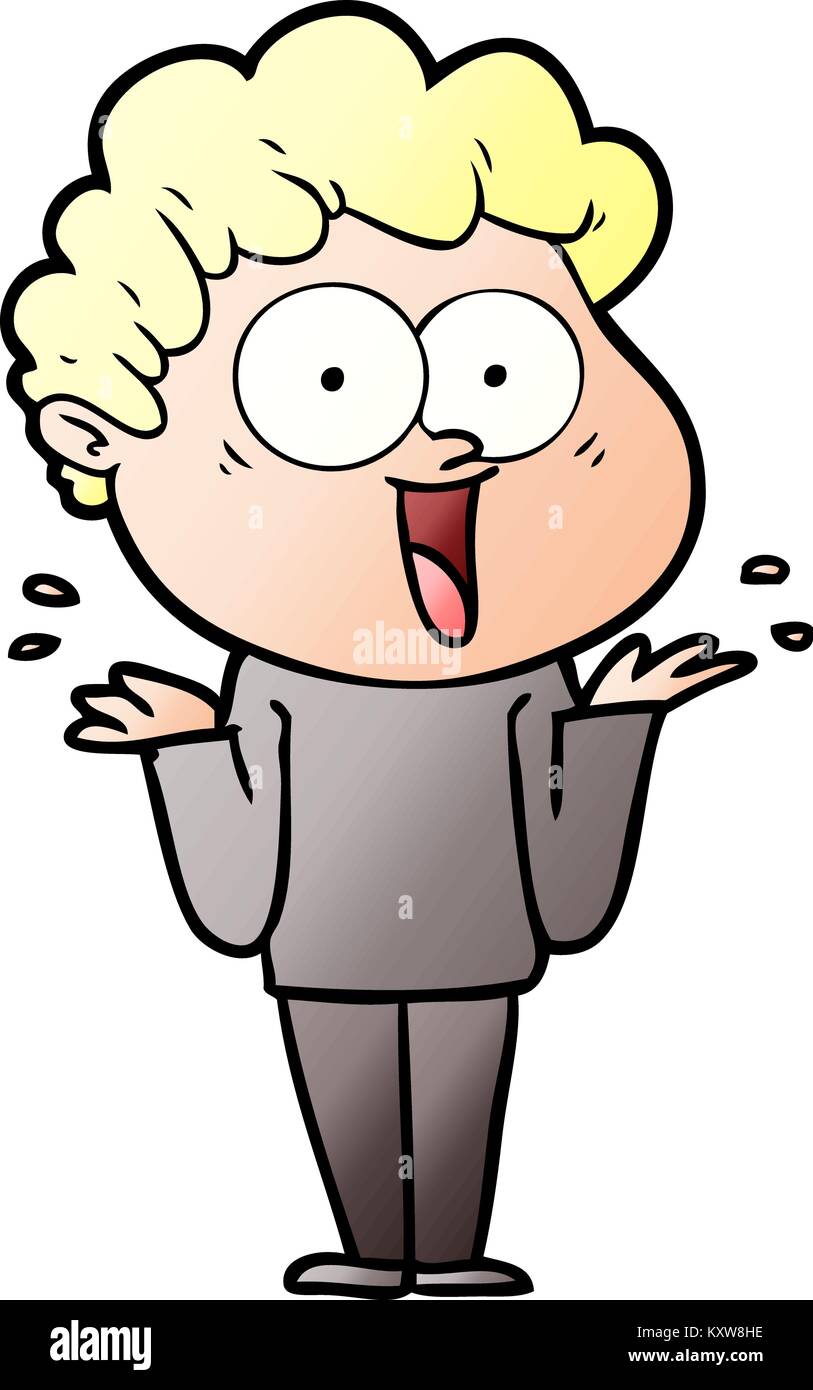 cartoon happy man Stock Vector Image & Art - Alamy