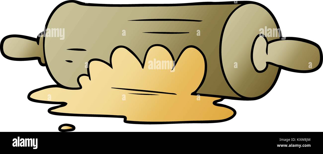 cartoon rolling pin Stock Vector Image & Art - Alamy
