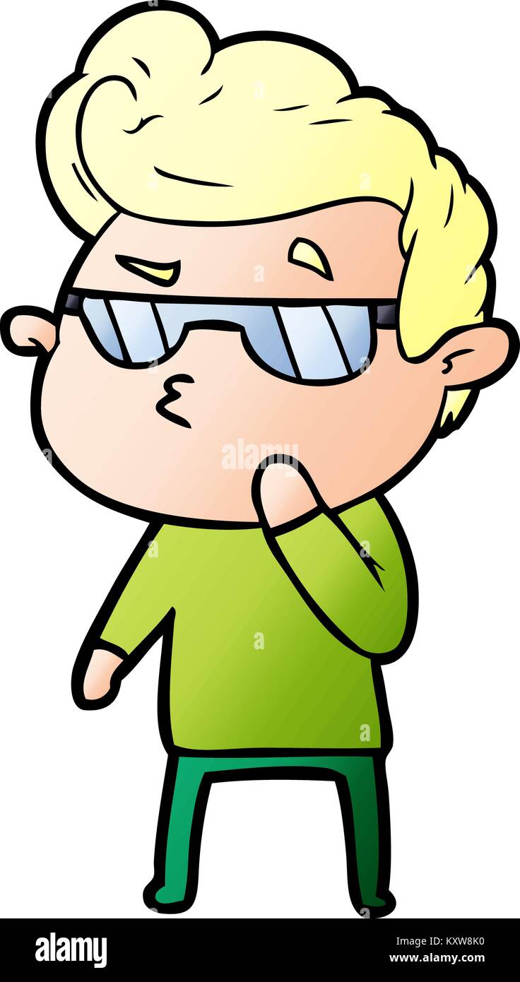 cartoon cool guy Stock Vector Image & Art - Alamy