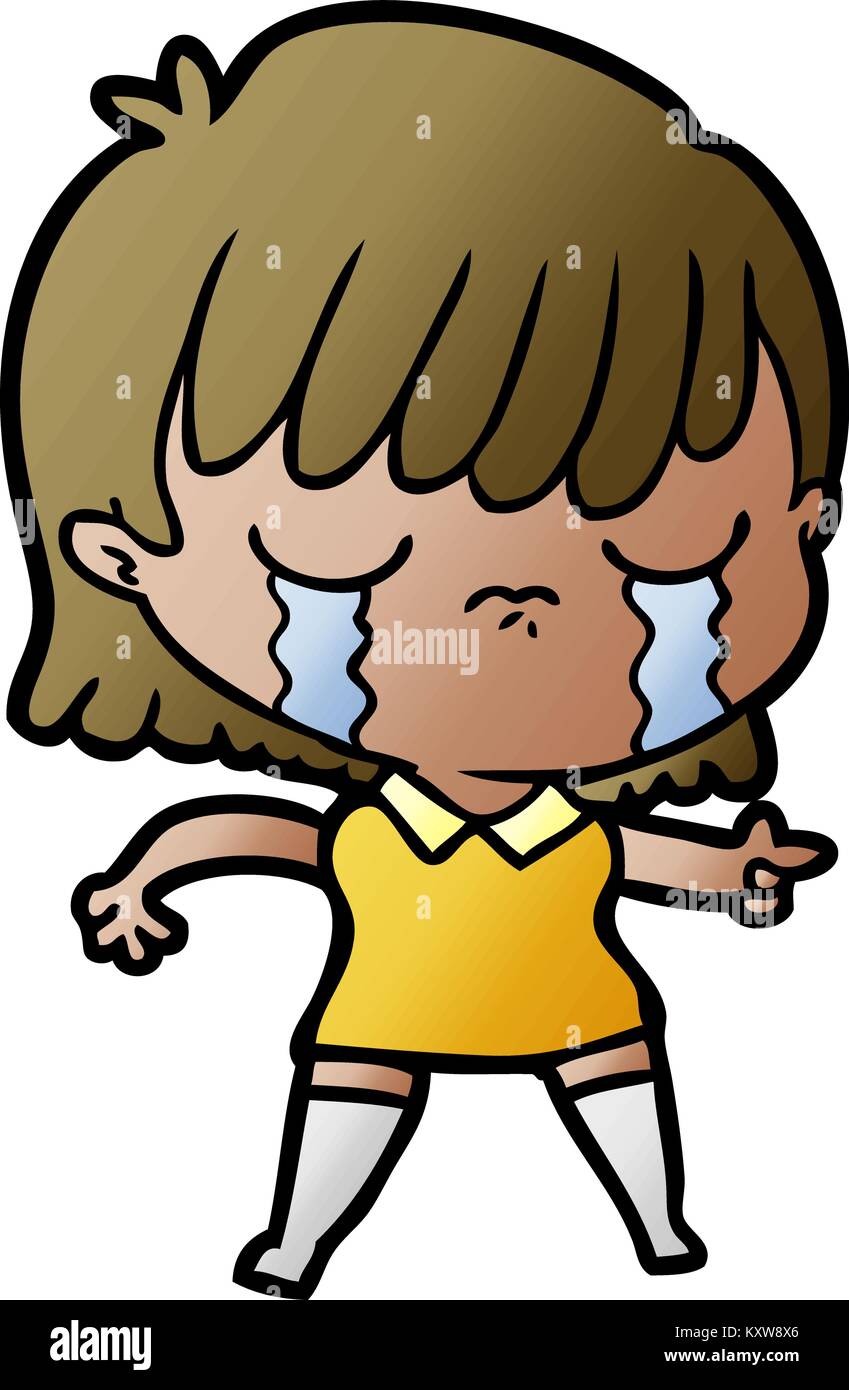 cartoon woman crying Stock Vector Image & Art - Alamy