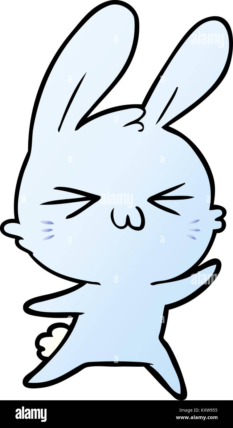 cute cartoon rabbit Stock Vector Image & Art - Alamy