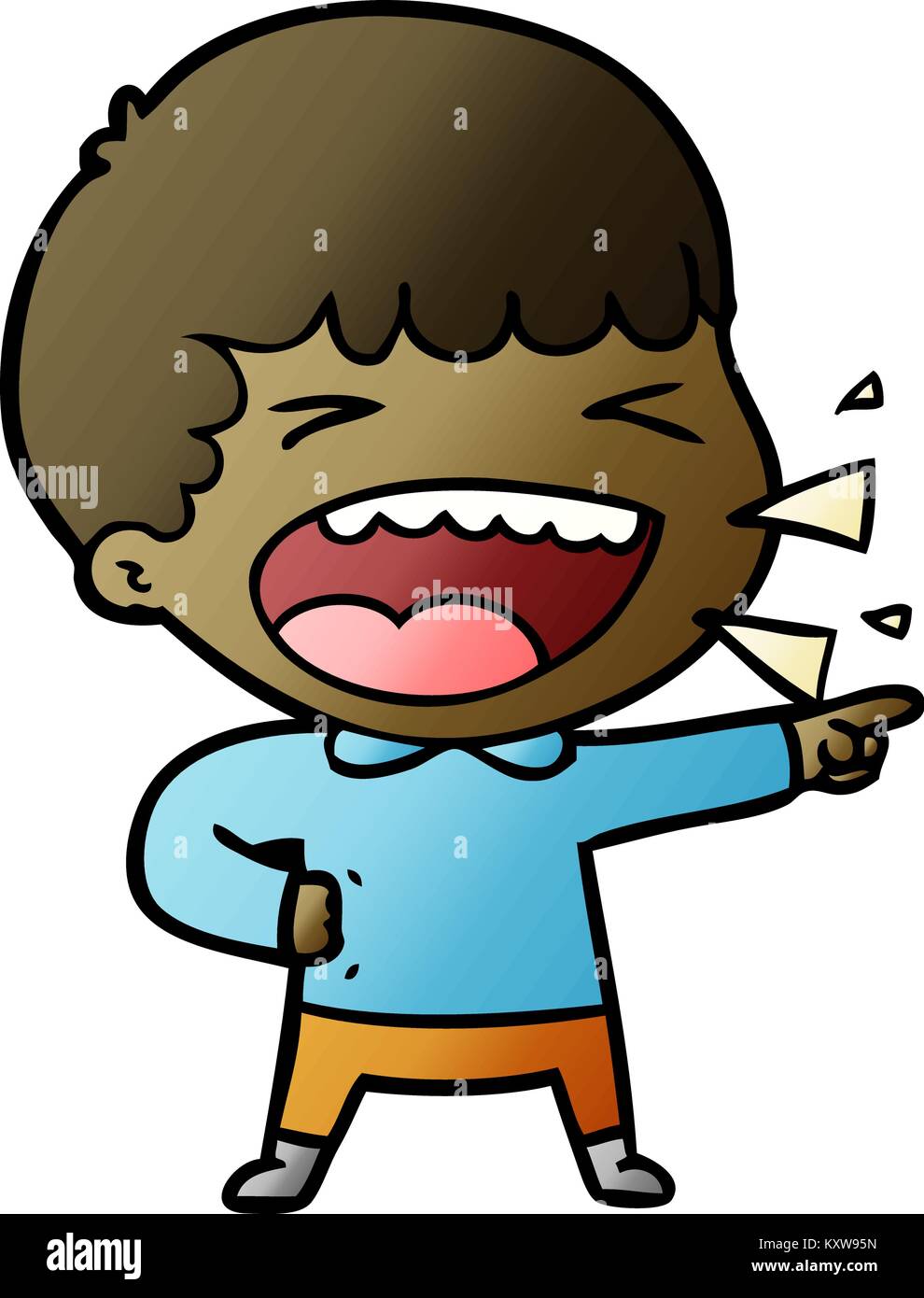 cartoon laughing man Stock Vector Image & Art - Alamy