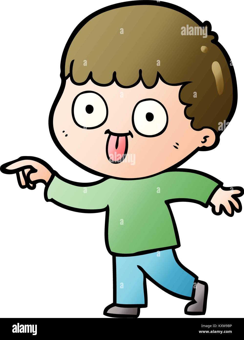 cartoon man staring Stock Vector Image & Art - Alamy