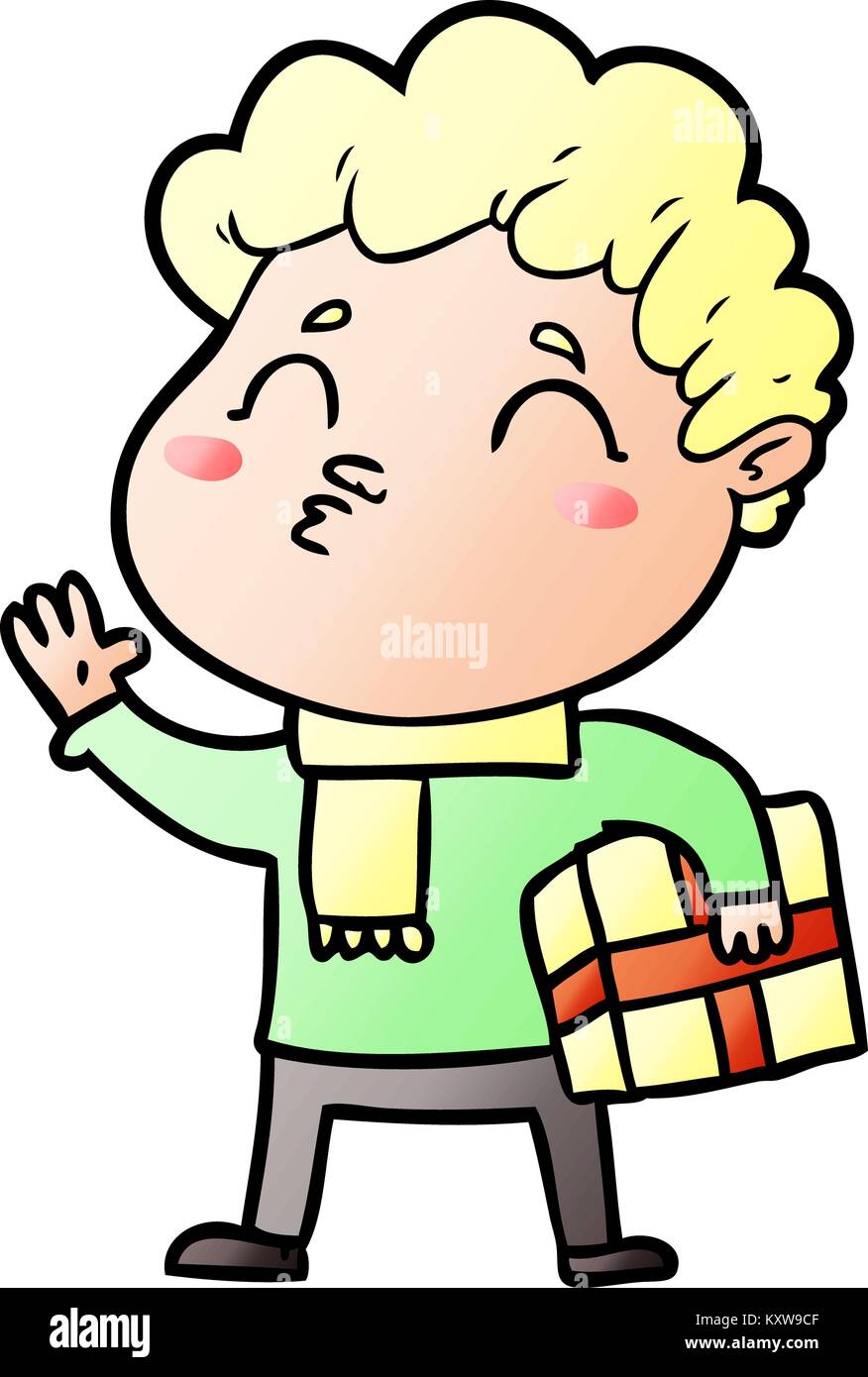 cartoon man pouting Stock Vector Image & Art - Alamy