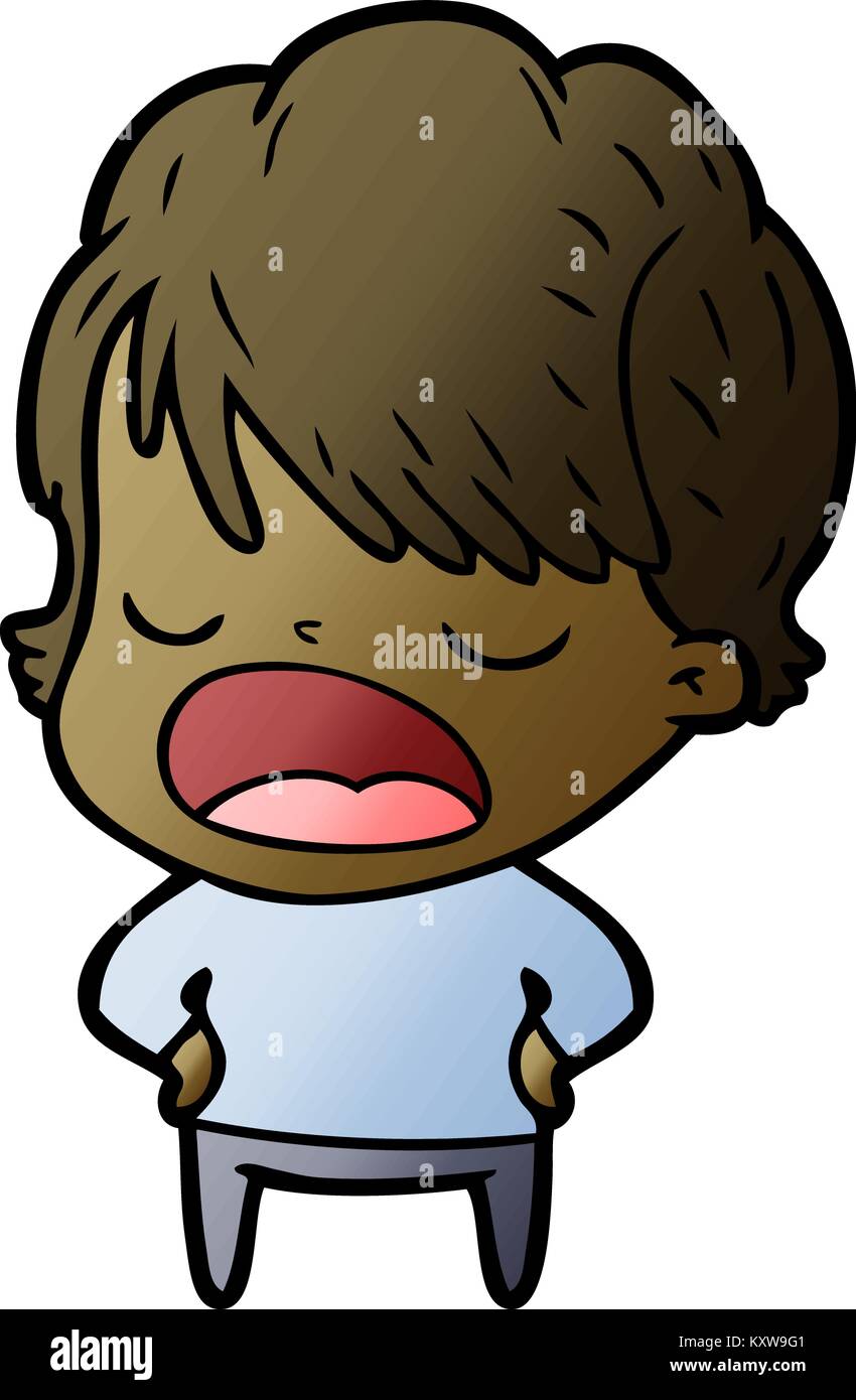 cartoon woman talking Stock Vector Image & Art - Alamy