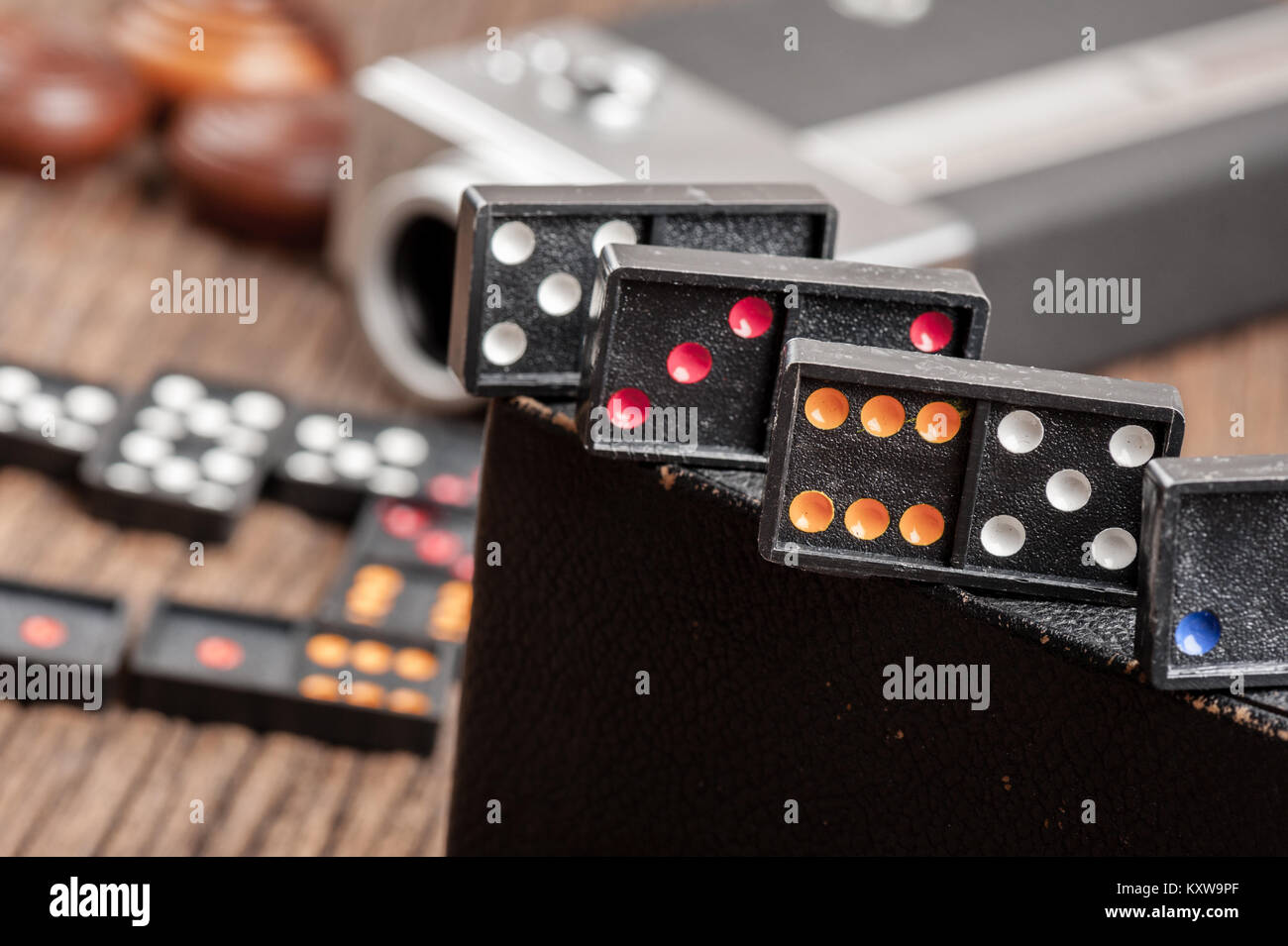 Dominoes. Dominoes is a game played with rectangular "domino" tiles ...