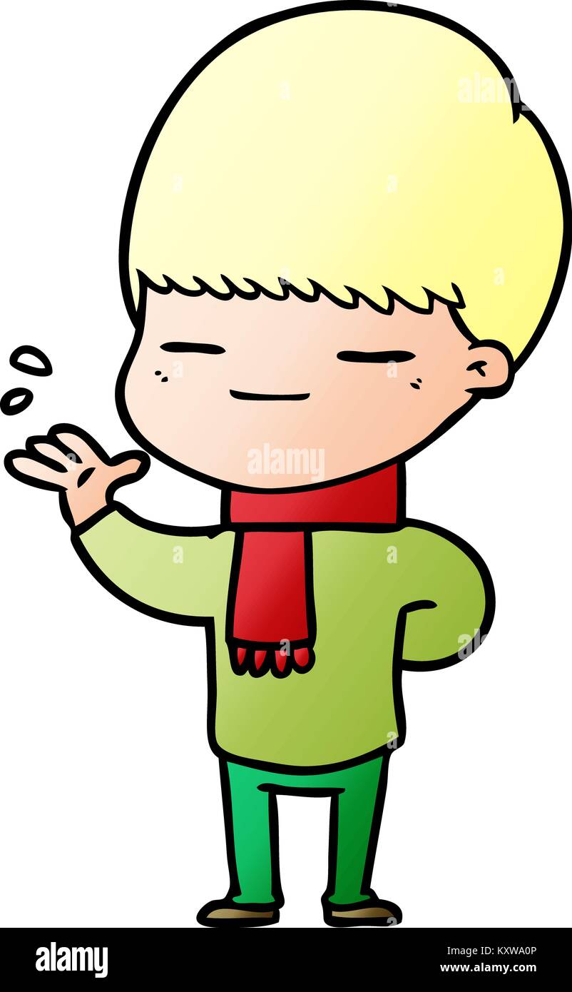 cartoon smug boy Stock Vector Image & Art - Alamy