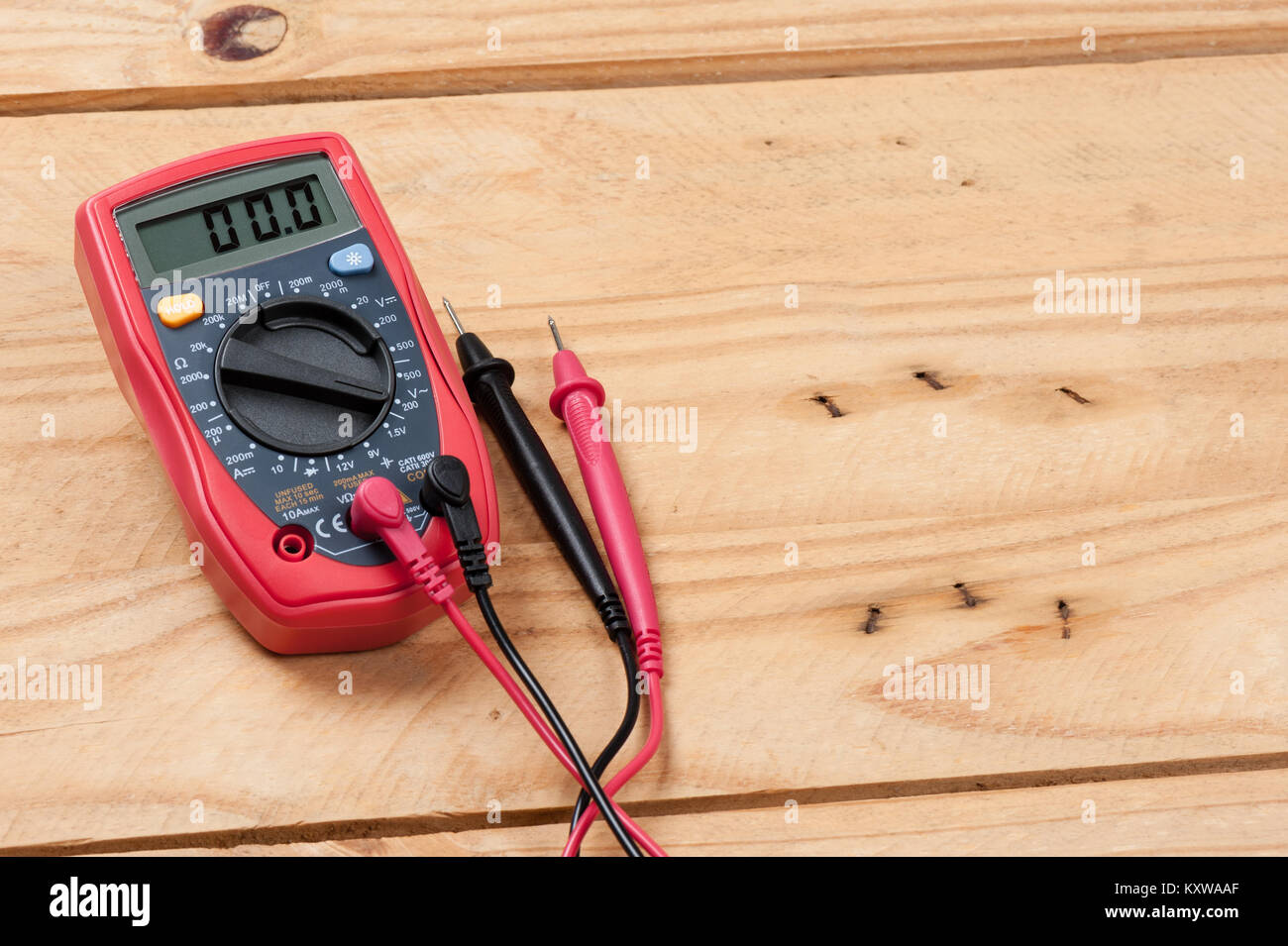 digital multimeter or multitester or Volt-Ohm meter, an electronic ...