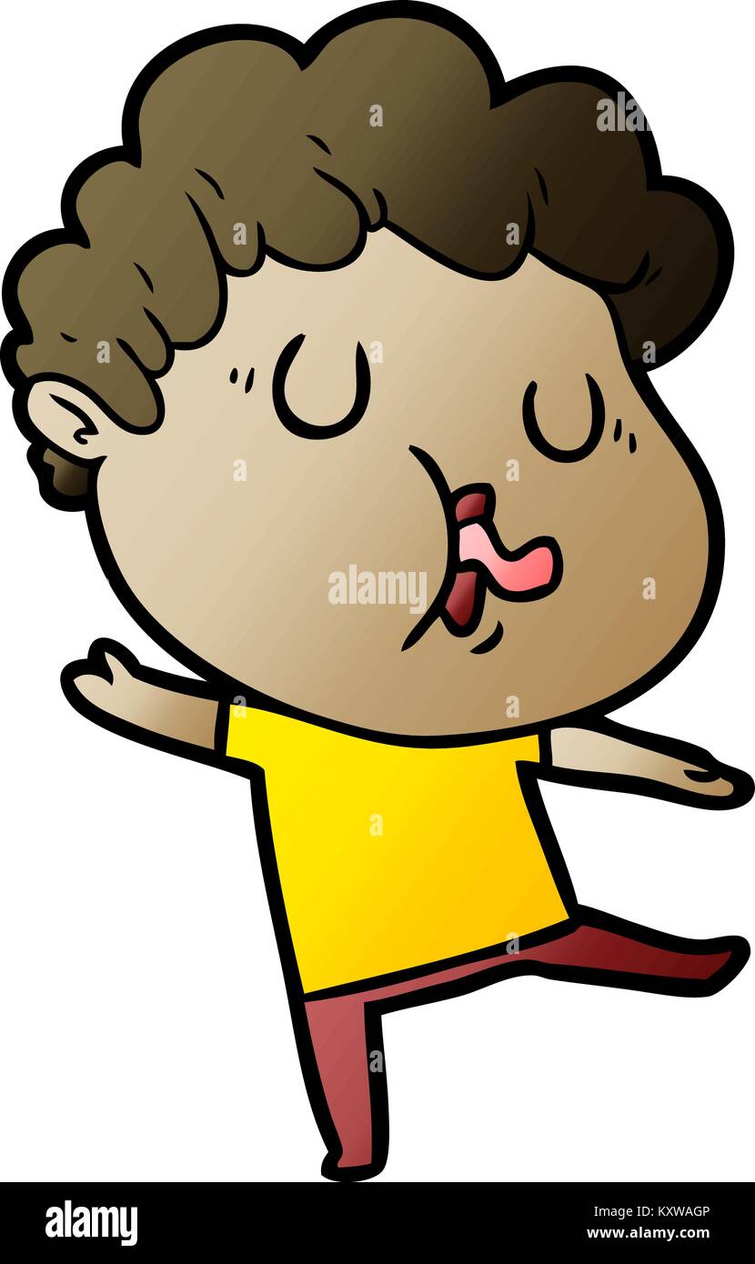 cartoon man singing Stock Vector Image & Art - Alamy