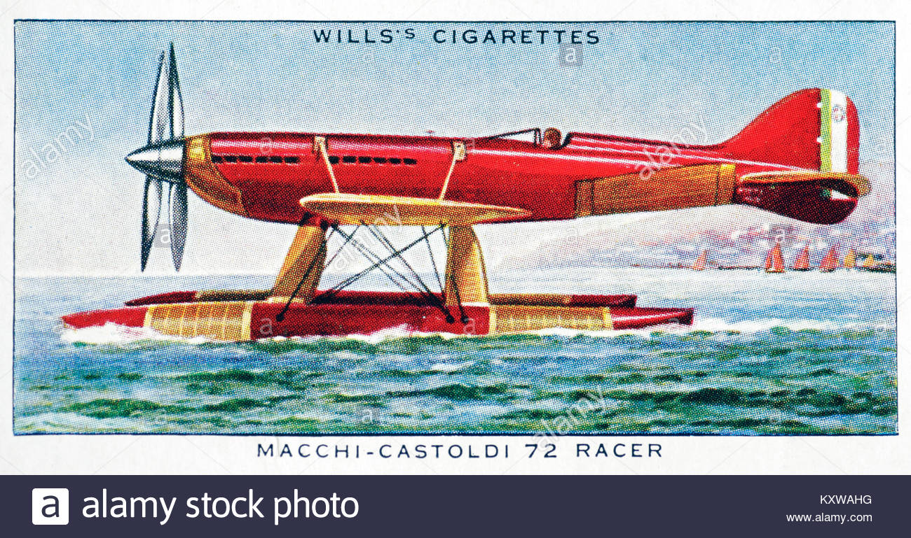 Macchi-Castoldi 72 racer Stock Photo - Alamy