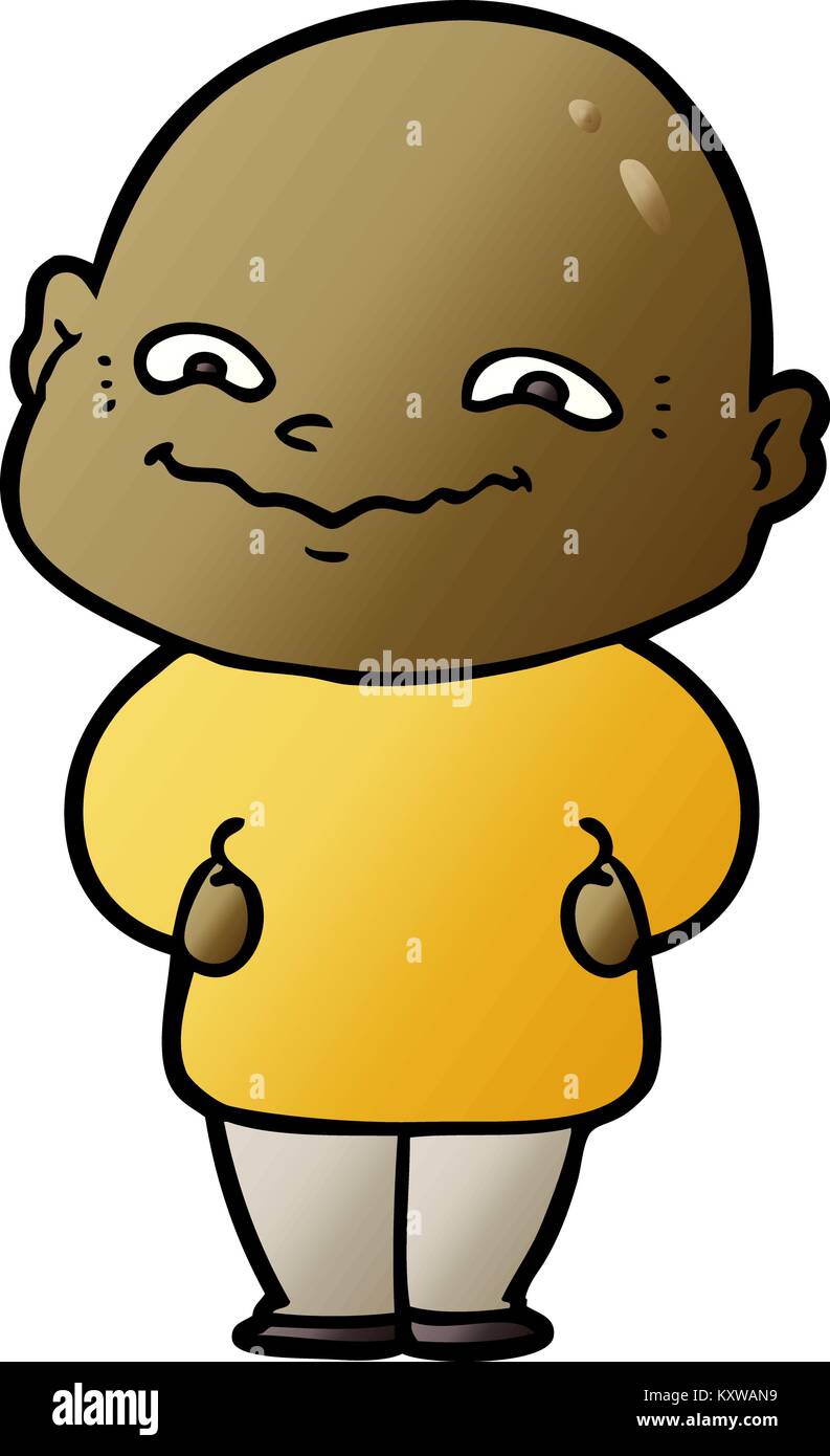 cartoon creepy guy Stock Vector Image & Art - Alamy