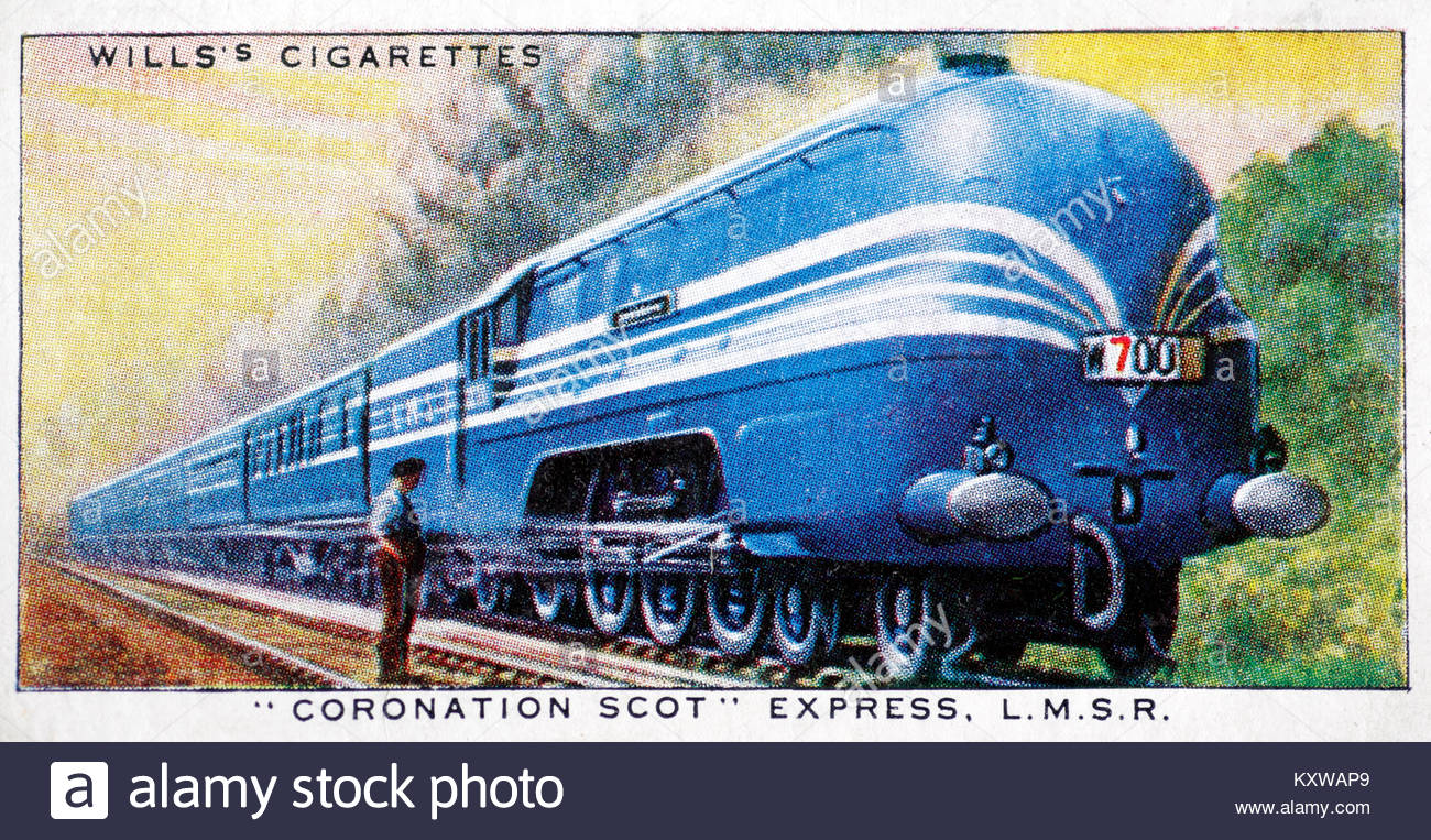 Coronation Scot Express L.M.S.R Stock Photo - Alamy