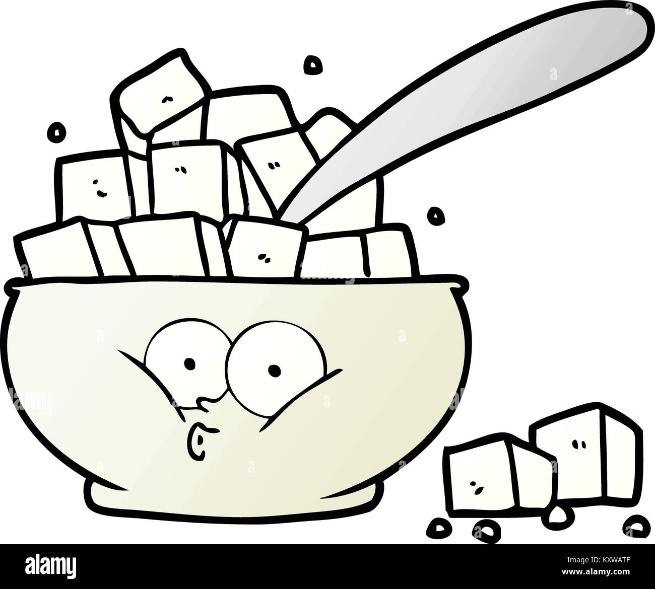 cartoon sugar bowl Stock Vector Image & Art - Alamy