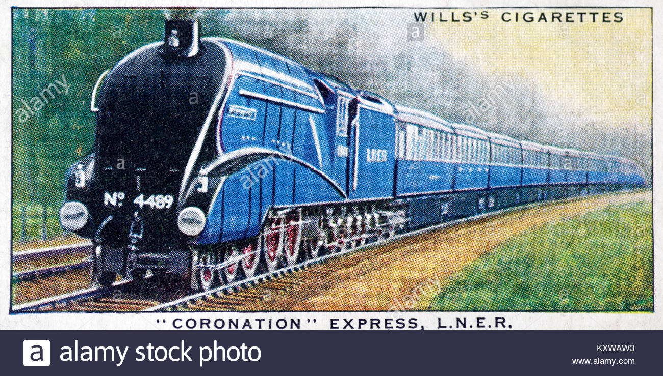 Coronation Express L.N.E.R Stock Photo - Alamy