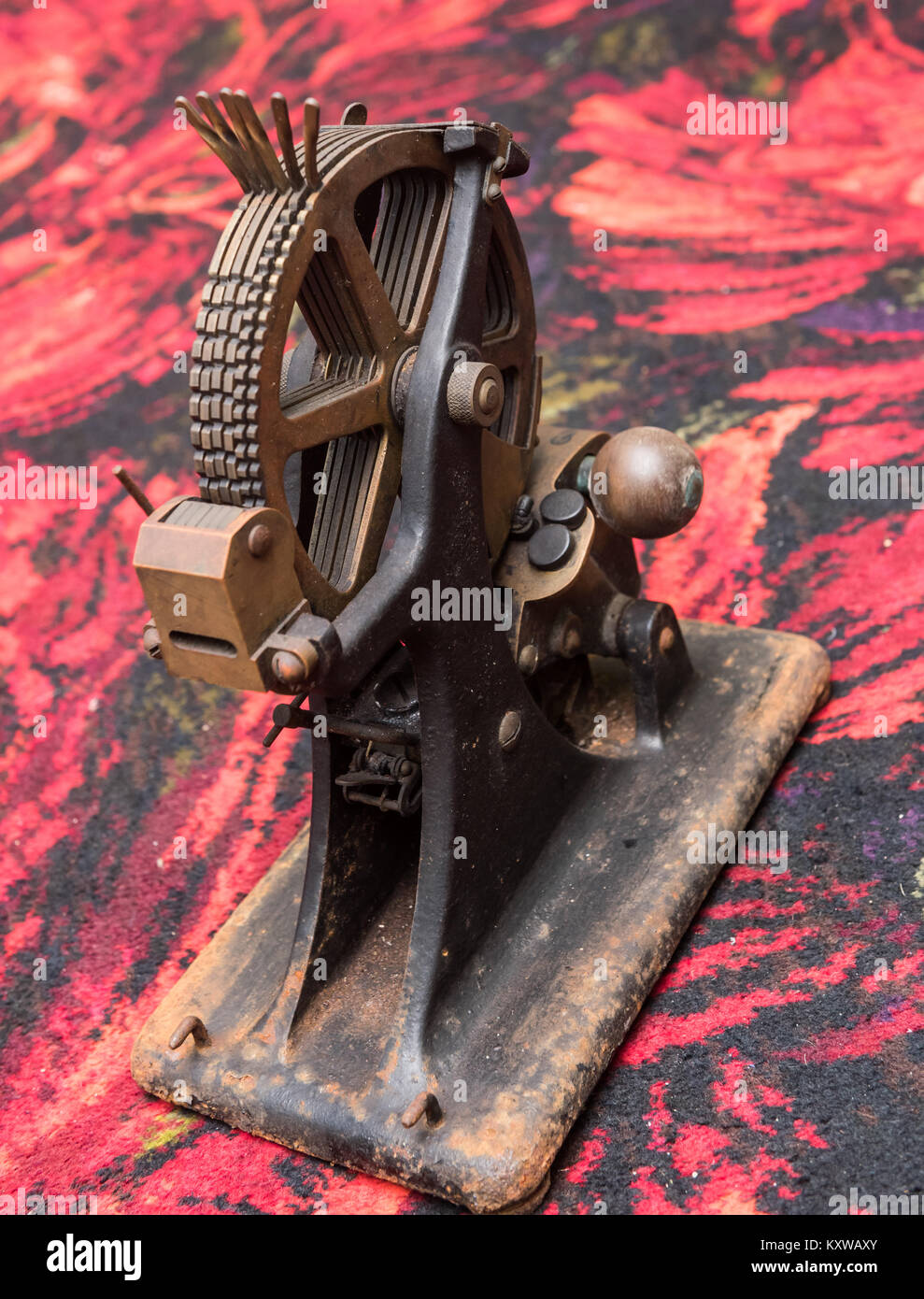 A & C Jenner Laundry marking machine Stock Photo - Alamy