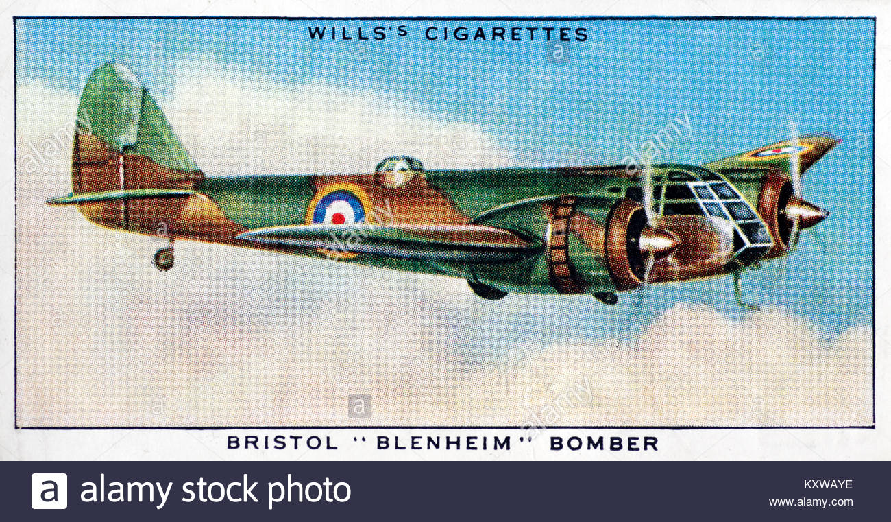 R.A.F. Bristol Blenheim bomber Stock Photo - Alamy