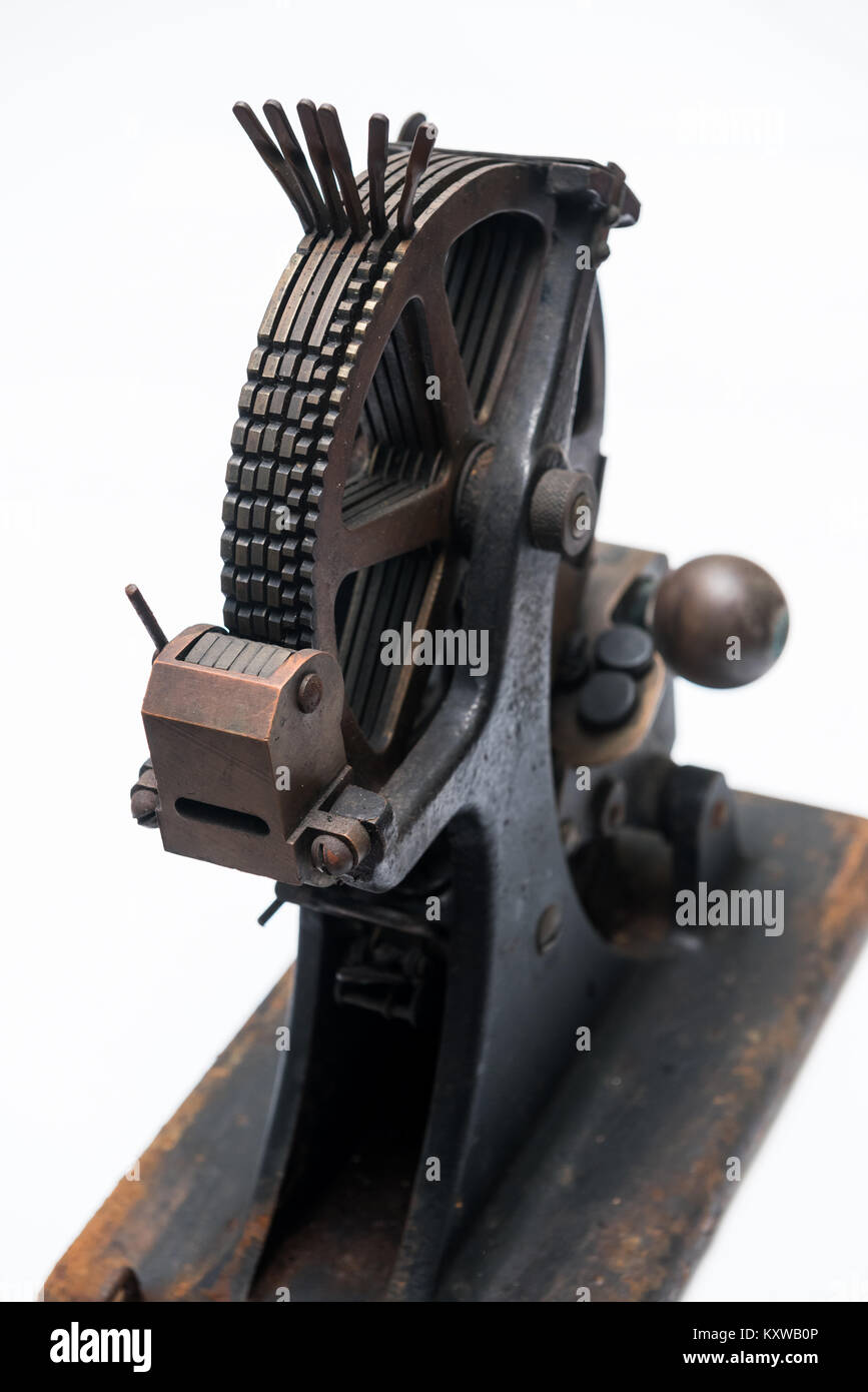 Laundry marking machine hi-res stock photography and images - Alamy