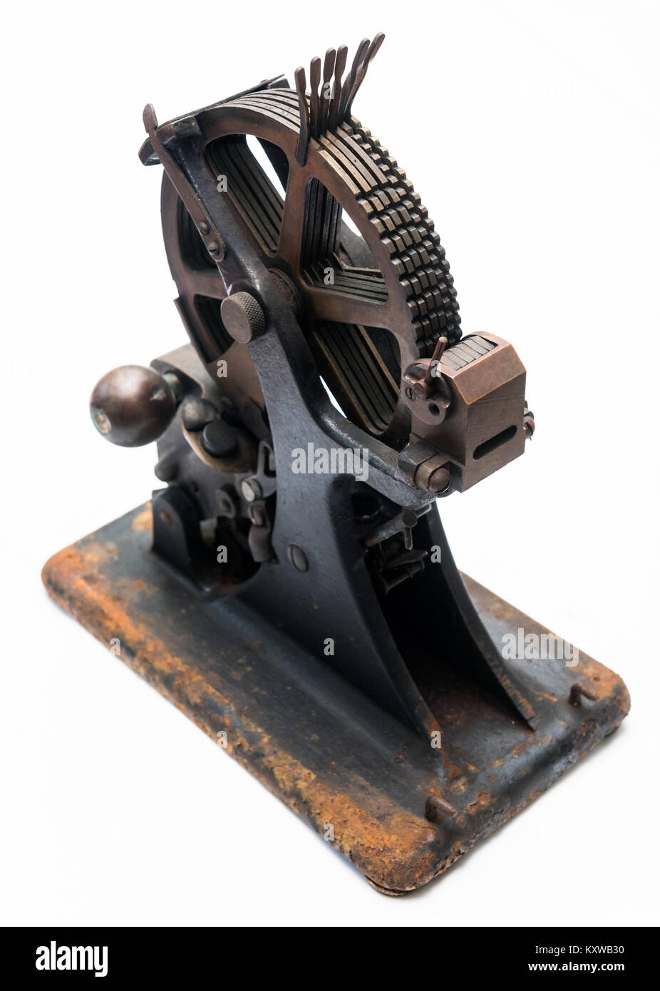 A & C Jenner Laundry marking machine Stock Photo - Alamy