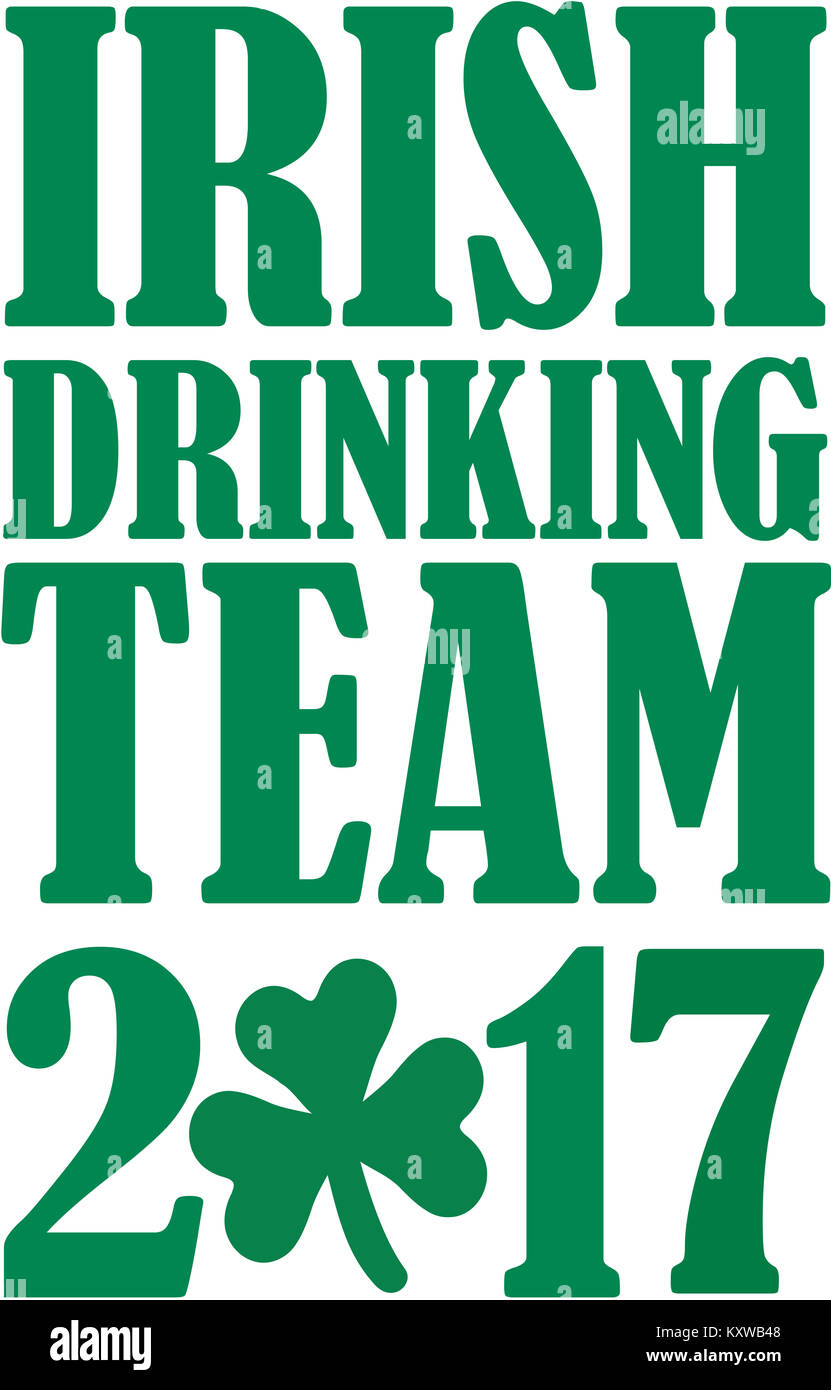 Irish drinking team 2017 Stock Photo - Alamy