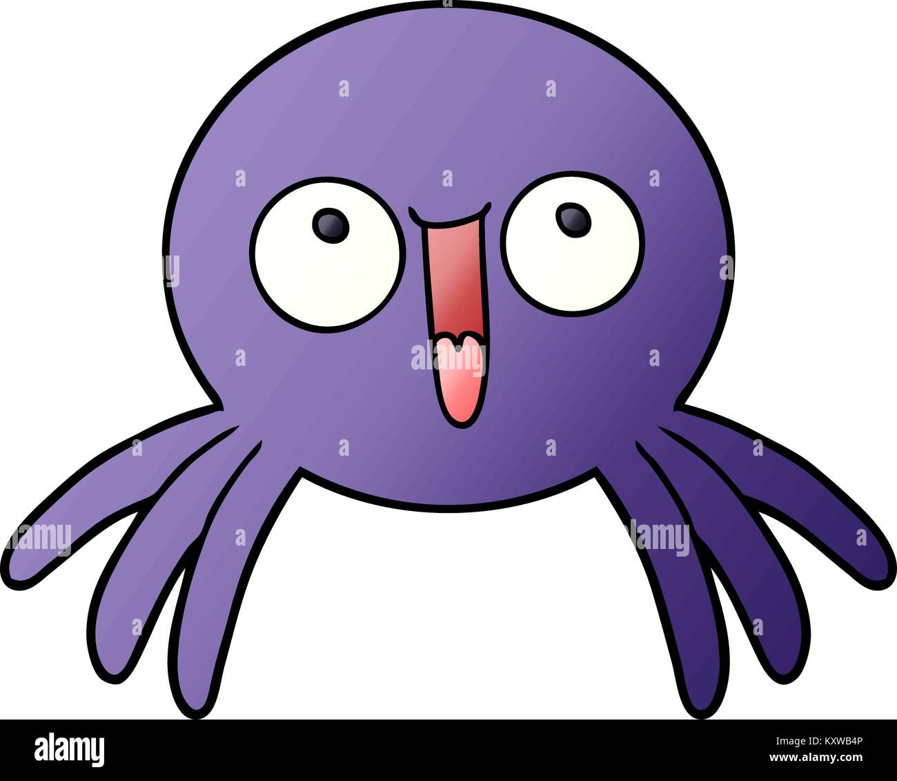 happy cartoon spider Stock Vector Image & Art - Alamy