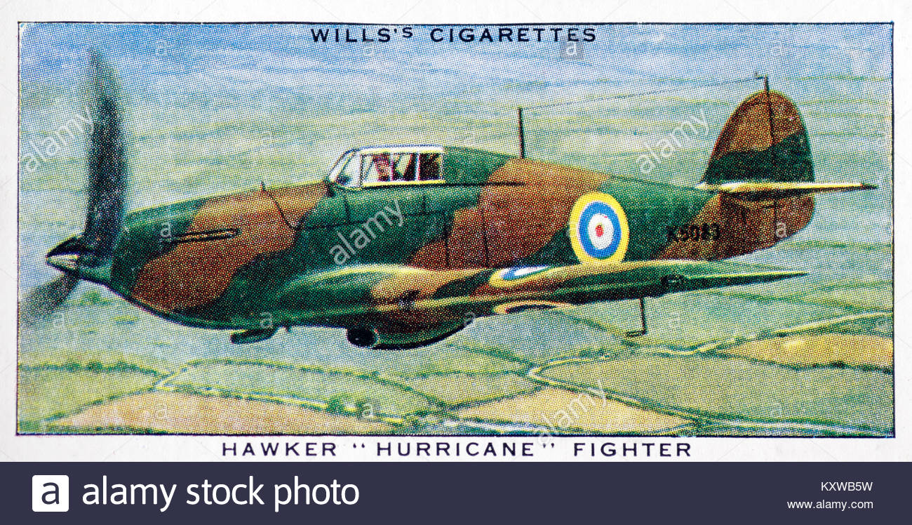 Aircraft hawker hurricane ww2 fighter aircraft hi-res stock photography ...