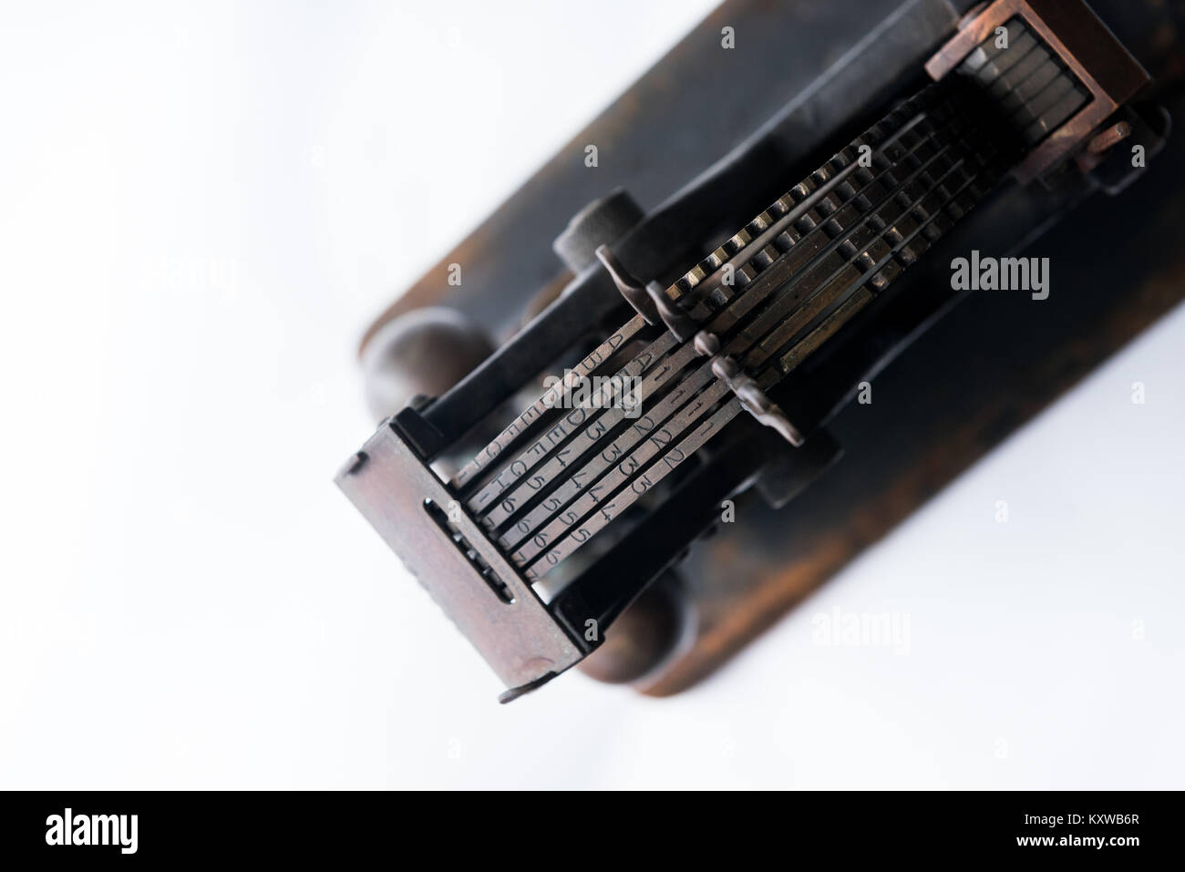 A & C Jenner Laundry marking machine Stock Photo - Alamy