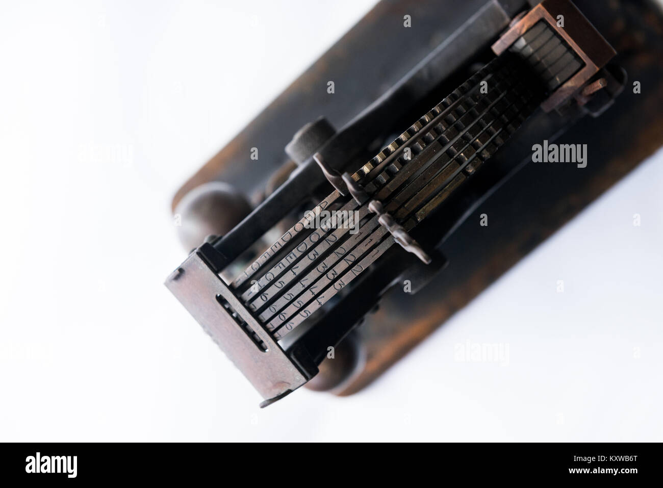 A & C Jenner Laundry marking machine Stock Photo - Alamy