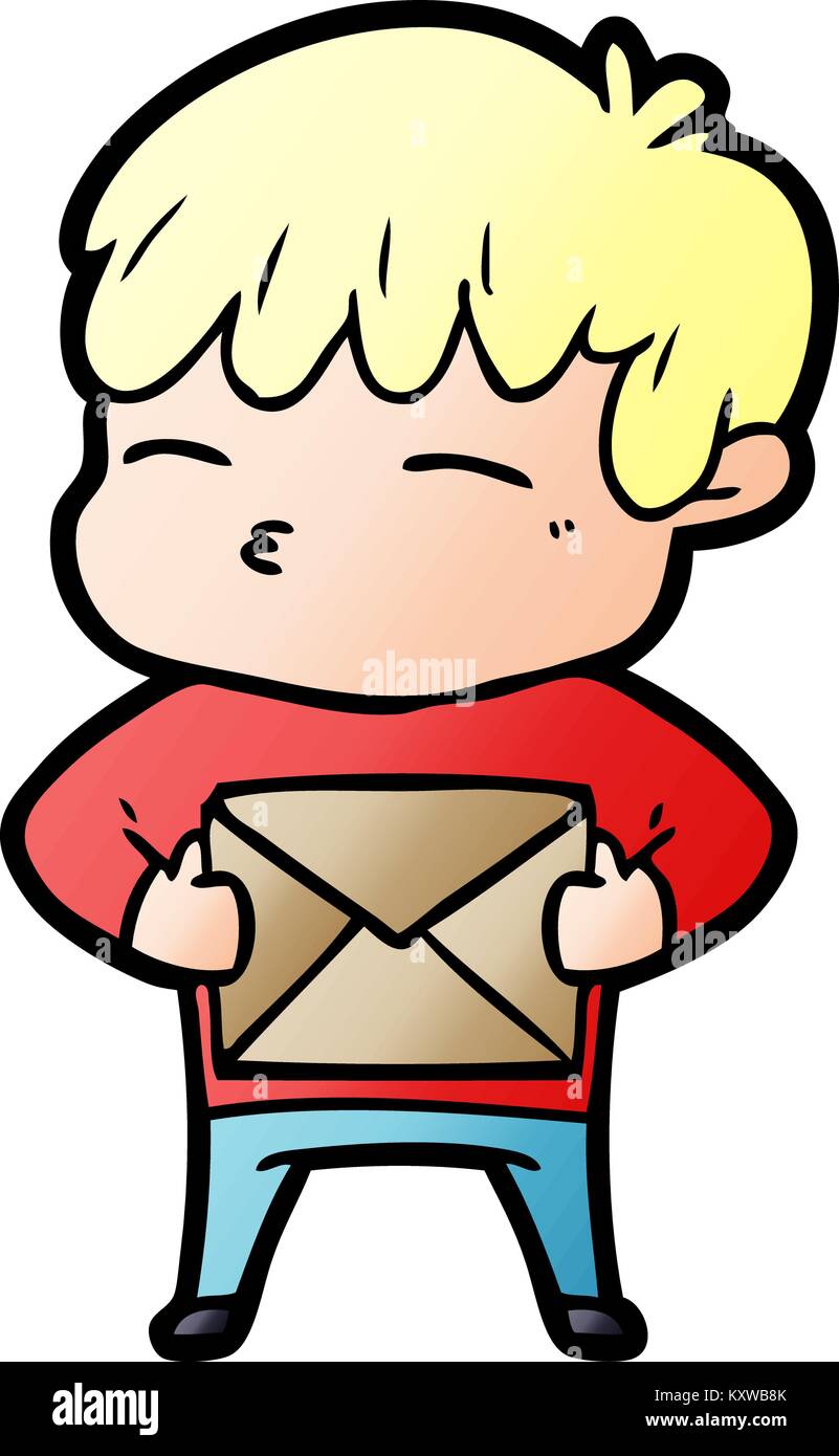 cartoon curious boy Stock Vector Image & Art - Alamy