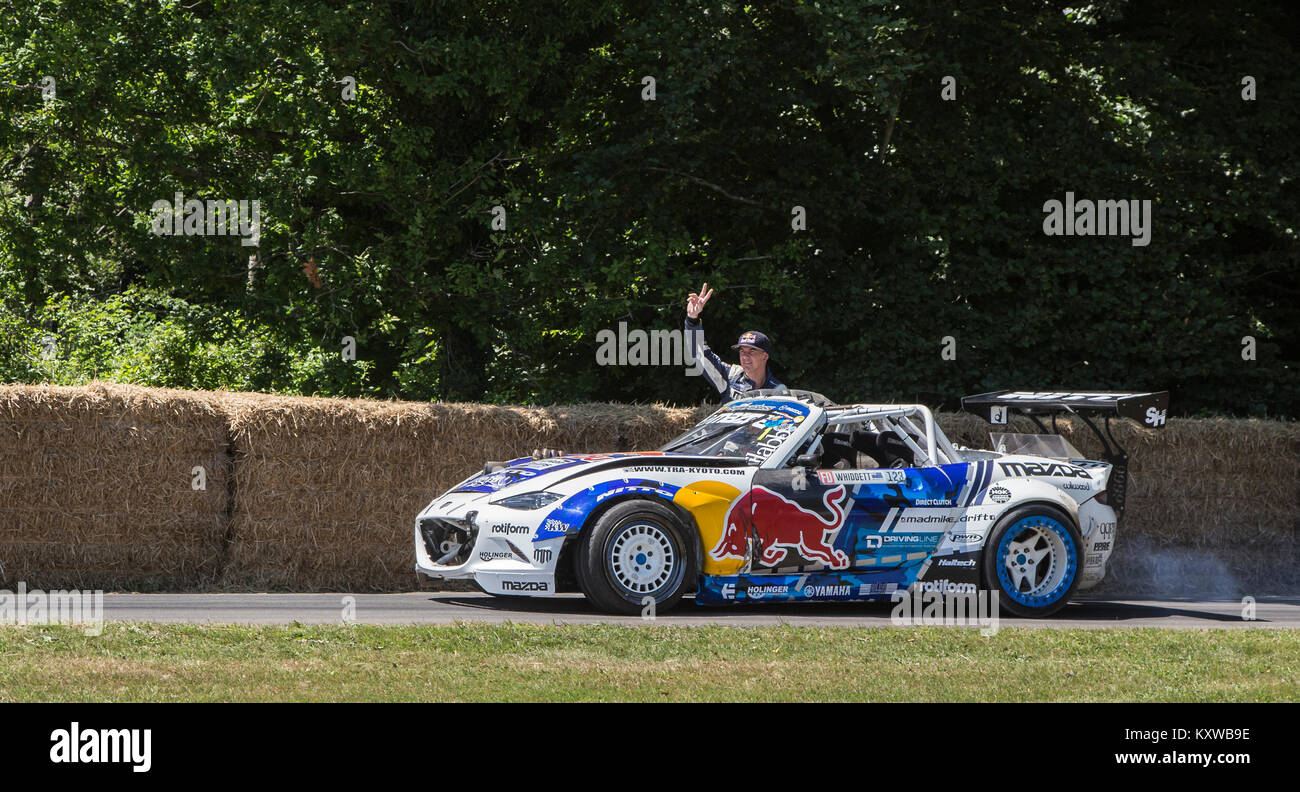 Mad Mike Drifting at Goodwood Festival of Speed Stock Photo - Alamy