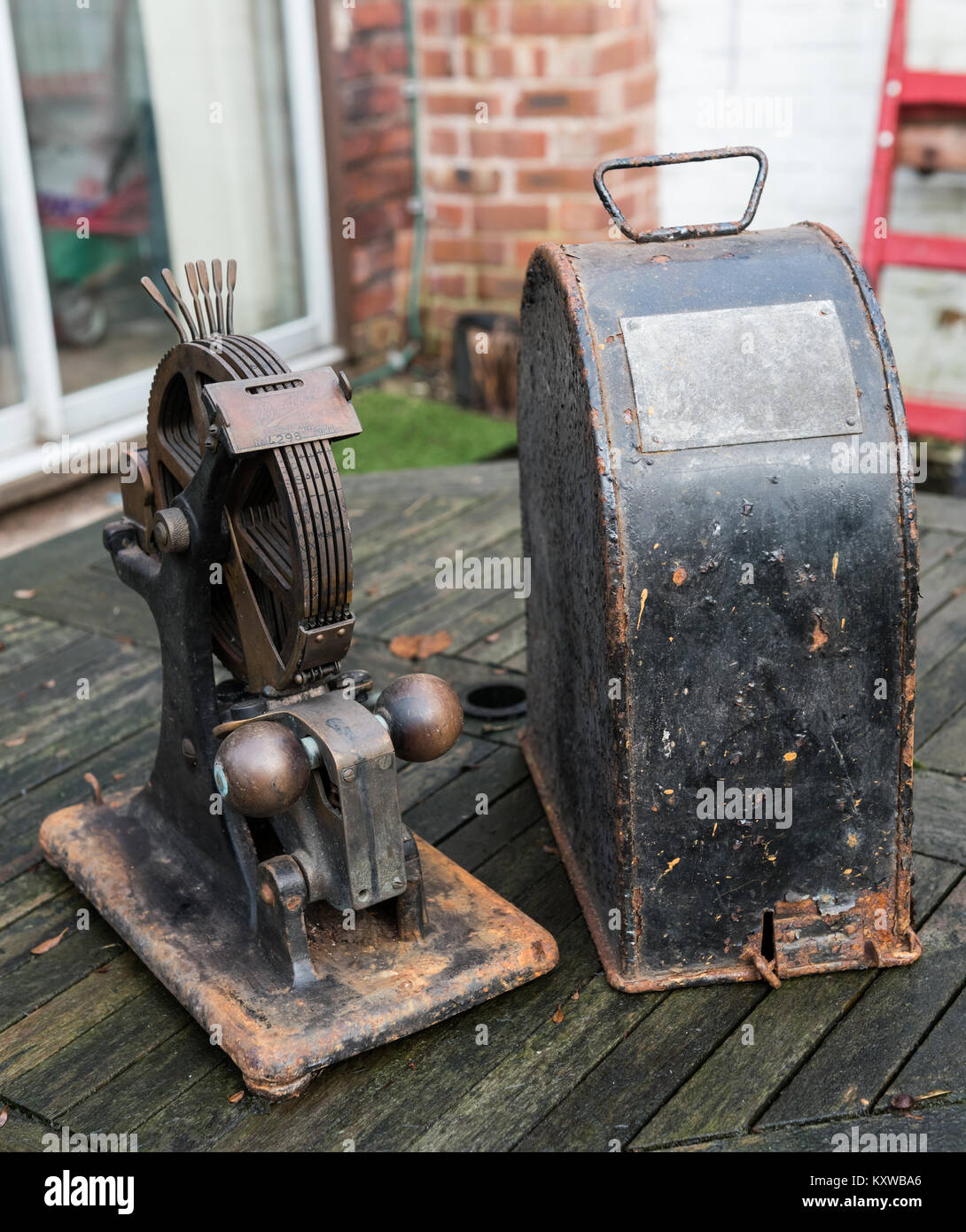 A & C Jenner Laundry marking machine Stock Photo - Alamy