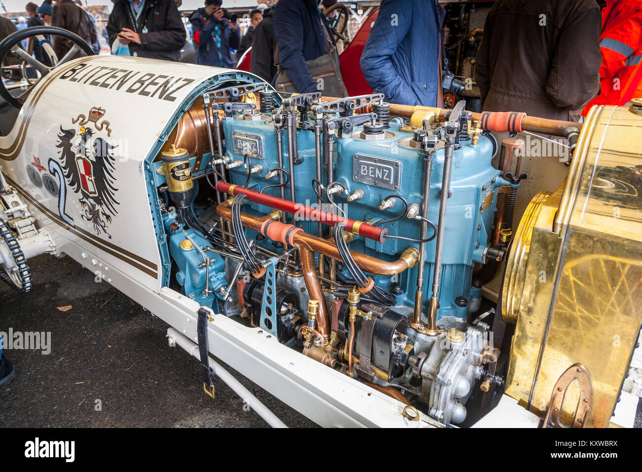 1909 Benz 200HP "Blitzen Benz" GRRC 75th members meeting, Goodwood ...