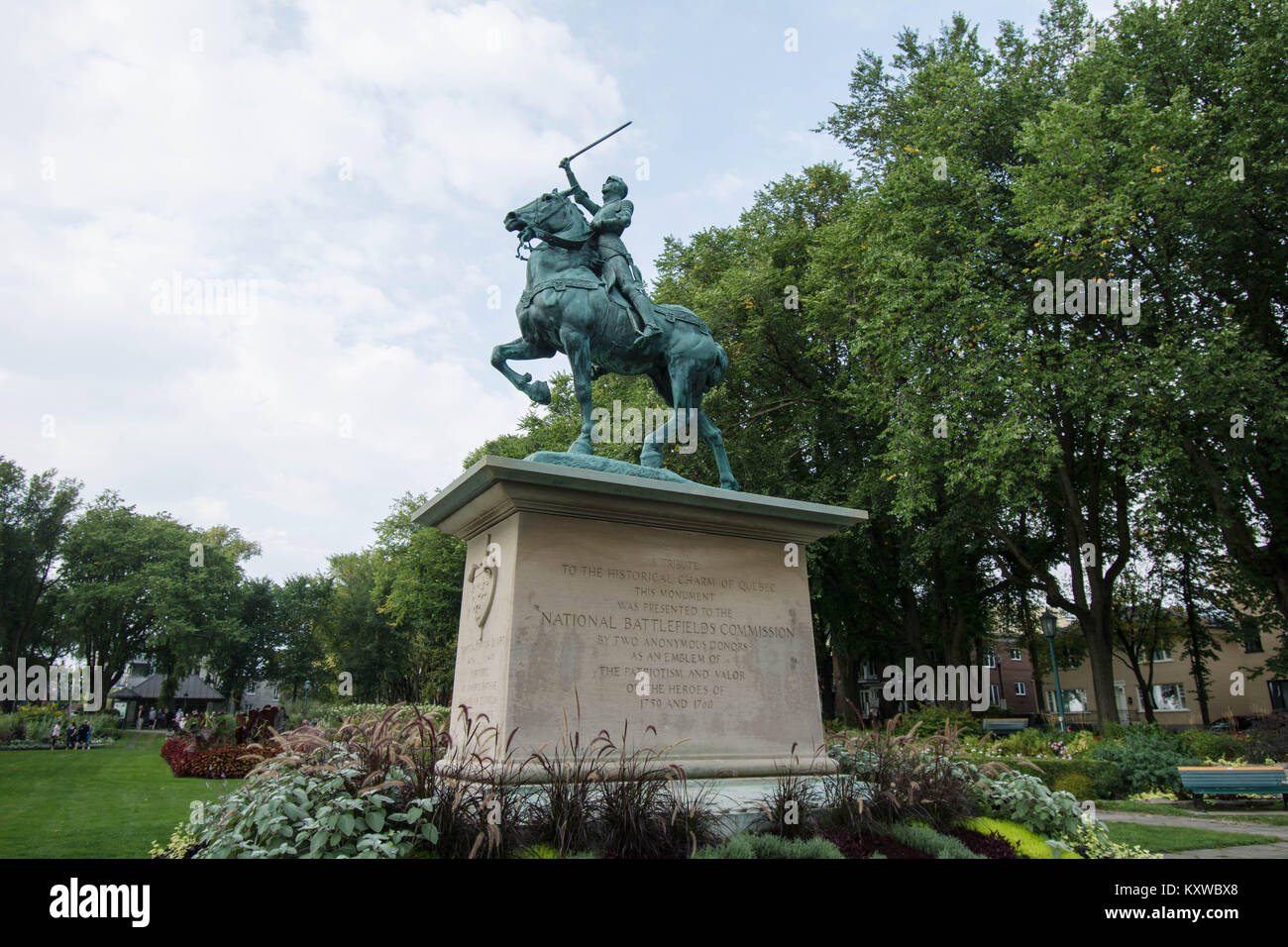 Quebec city joan arc statue hi-res stock photography and images - Alamy