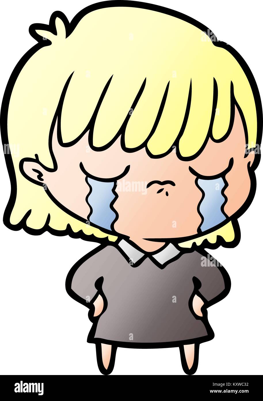cartoon woman crying Stock Vector Image & Art - Alamy