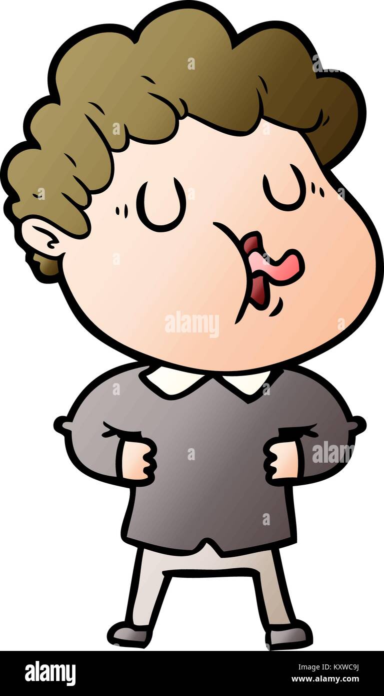 cartoon man singing Stock Vector Image & Art - Alamy