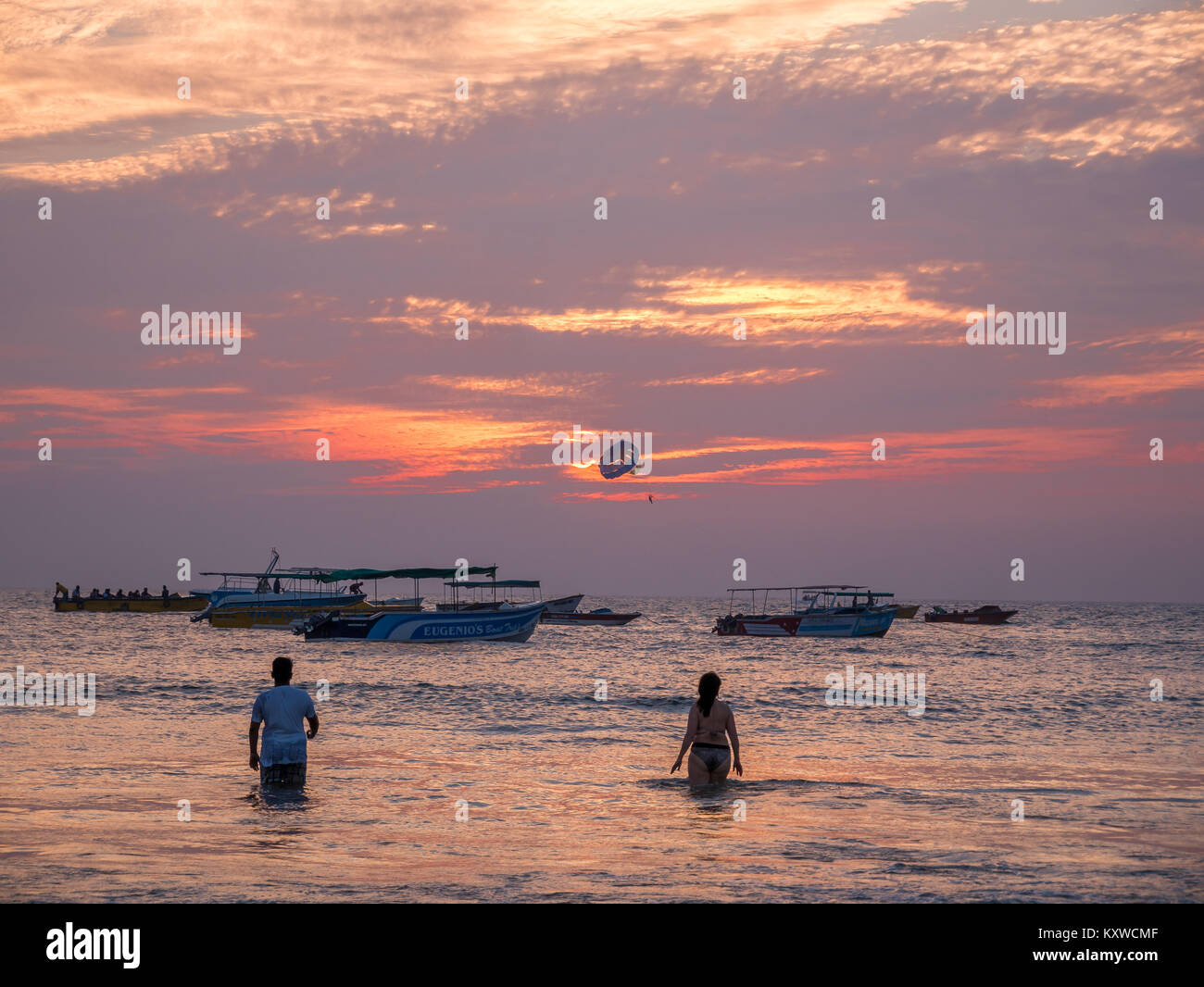 Goa Seascape. Beautiful Sunset at North Goa, India Stock Photo - Alamy