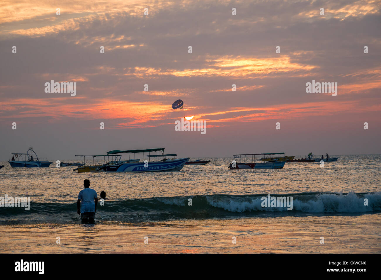Goa Seascape. Beautiful Sunset at North Goa, India Stock Photo - Alamy
