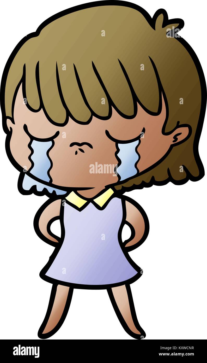 cartoon woman crying Stock Vector Image & Art - Alamy