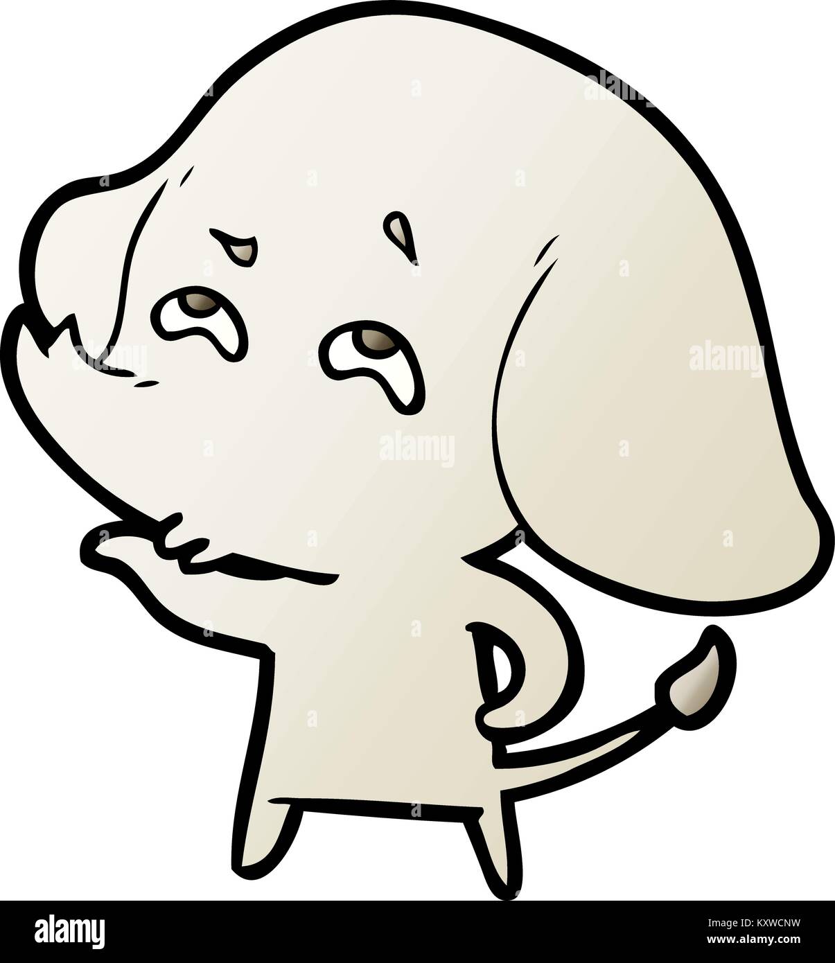cartoon elephant remembering Stock Vector Image & Art - Alamy
