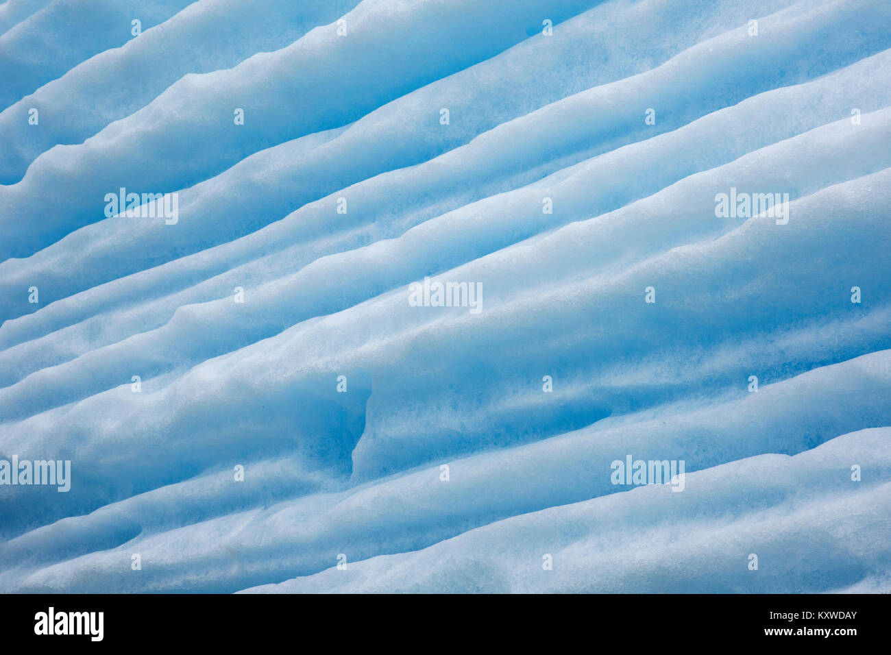 Ice structure of melting iceberg in the Arctic Ocean, Svalbard ...