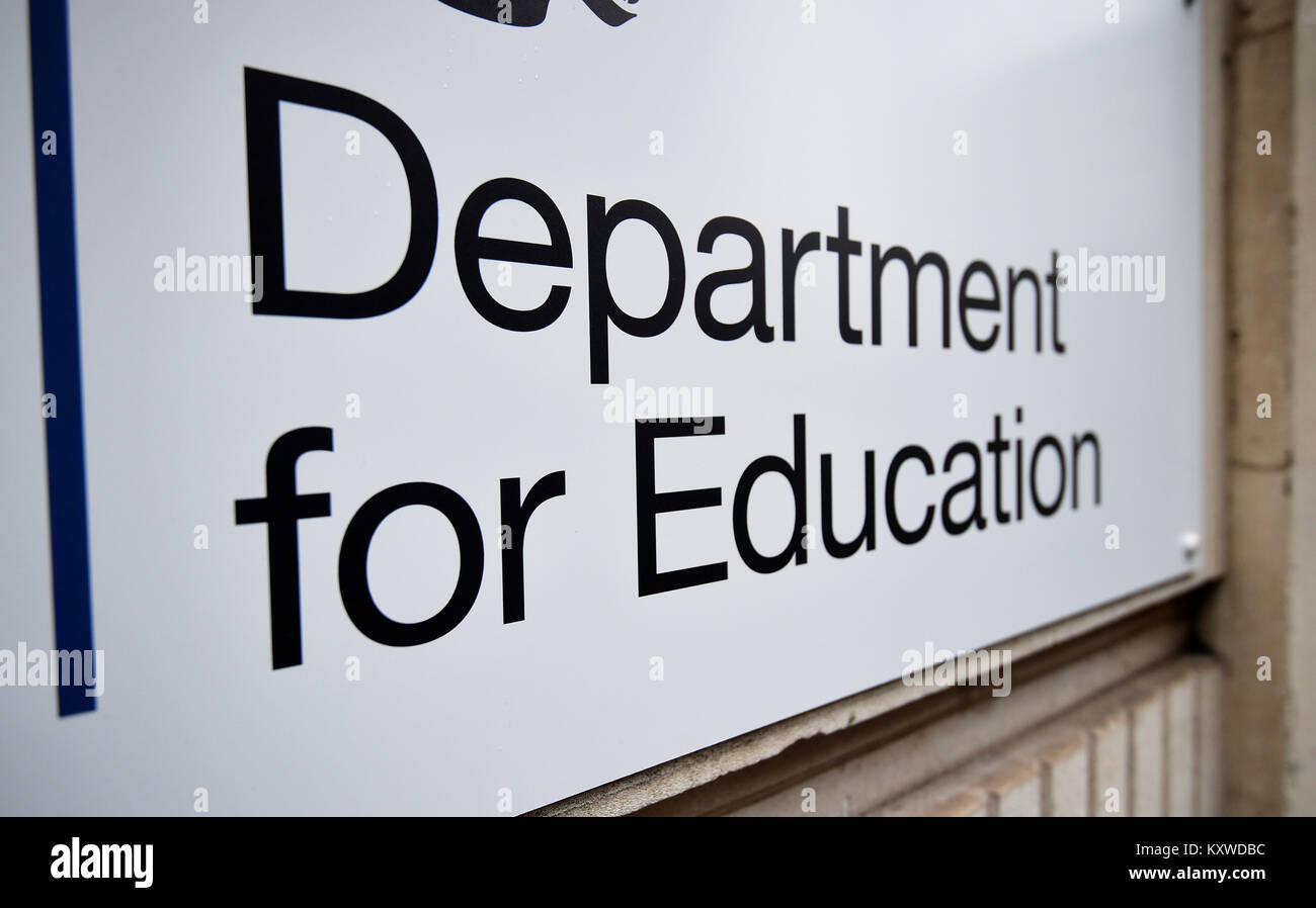 Department for education signage hi-res stock photography and images ...