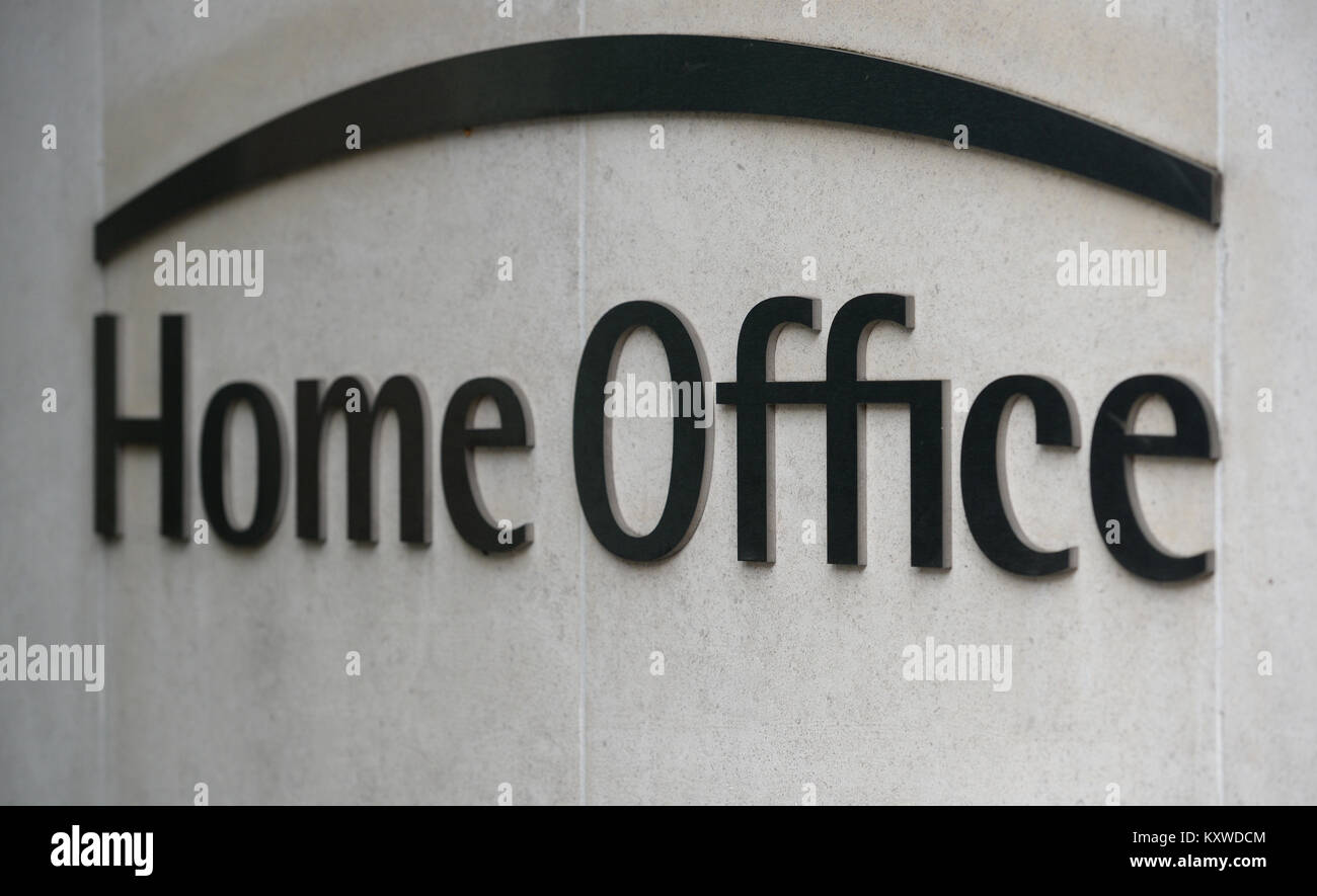 A view of signage for the Home Office in Westminster, London Stock ...