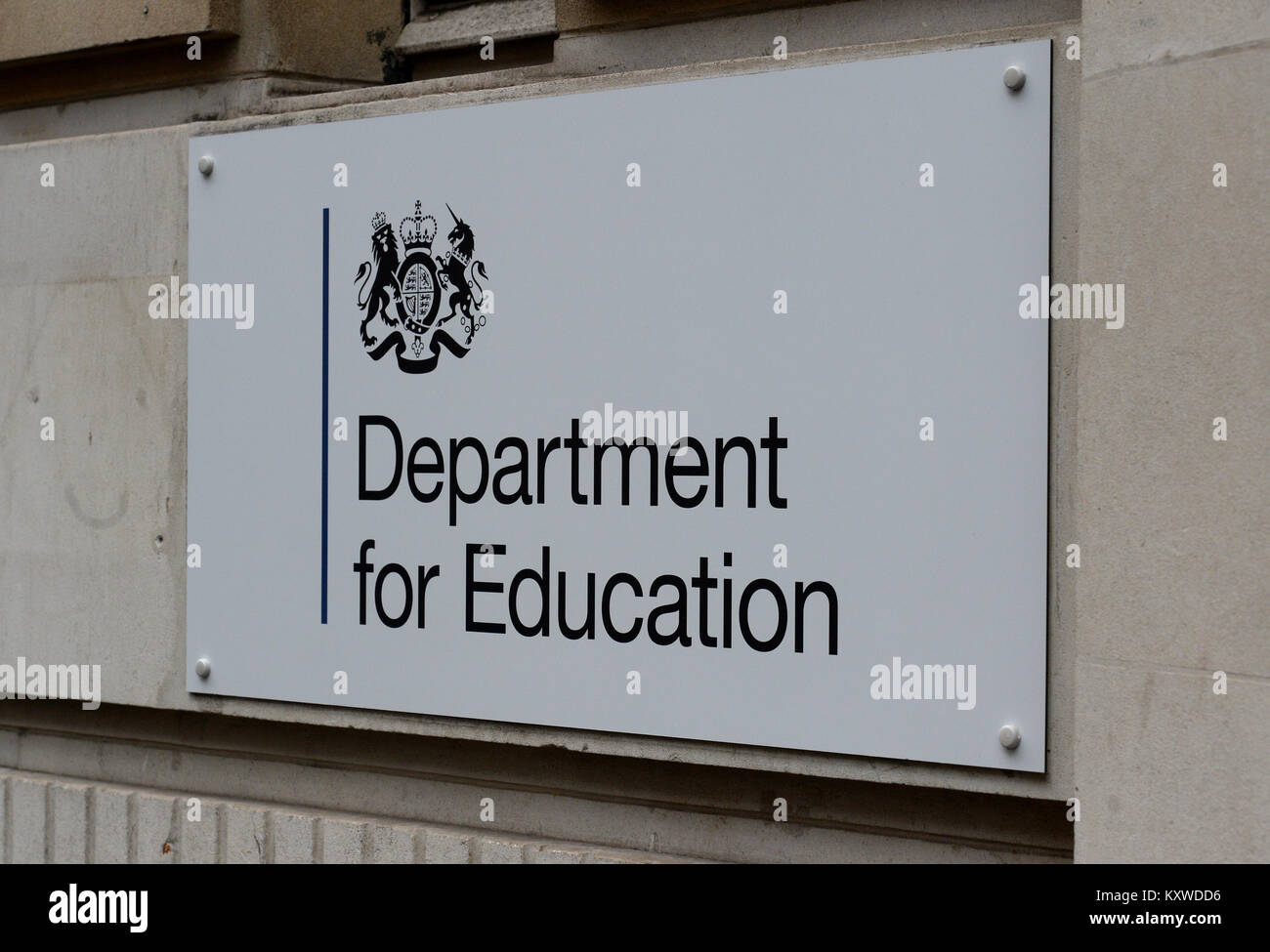 Department for education signage hi-res stock photography and images ...