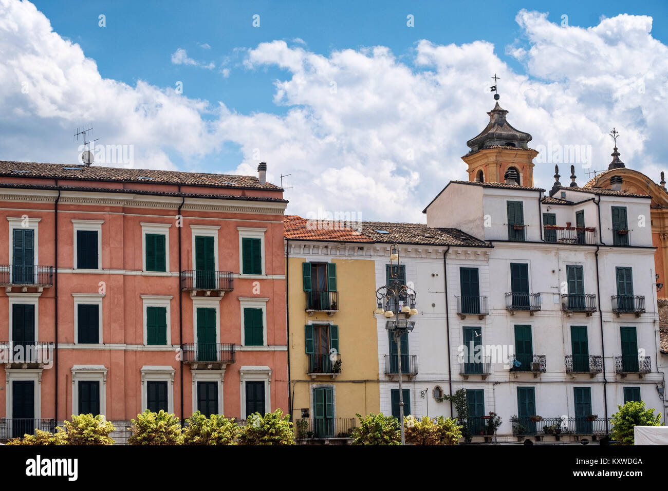 Sulmona (L'Aquila, Abruzzi, Italy), historic buildings in Garibaldi ...