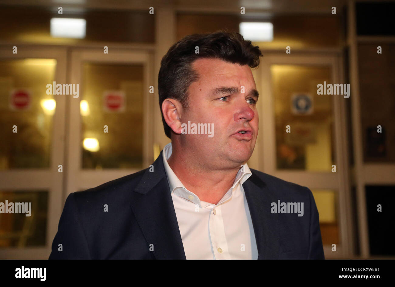 Former bhs owner dominic chappell speaking outside brighton magistrates ...